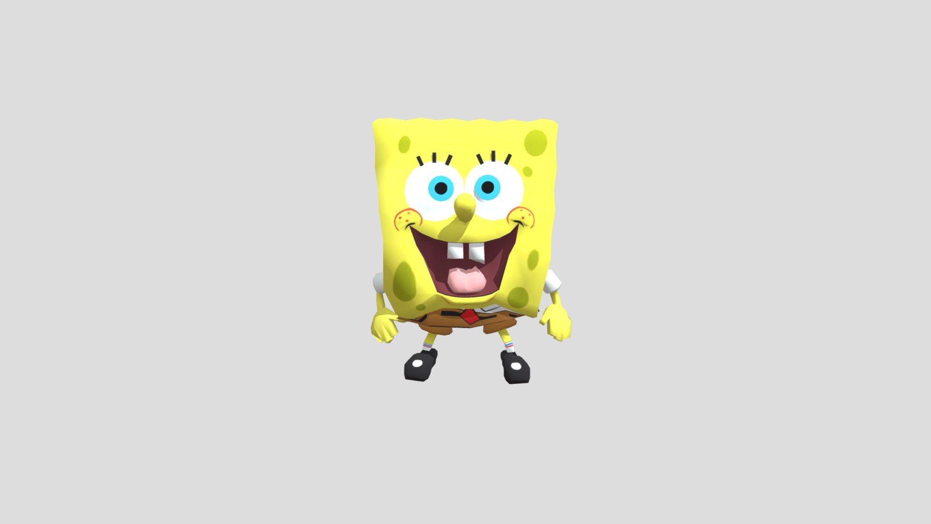 Spongebob Strong Gesture - Download Free 3D model by Renato Solar Gomez ...