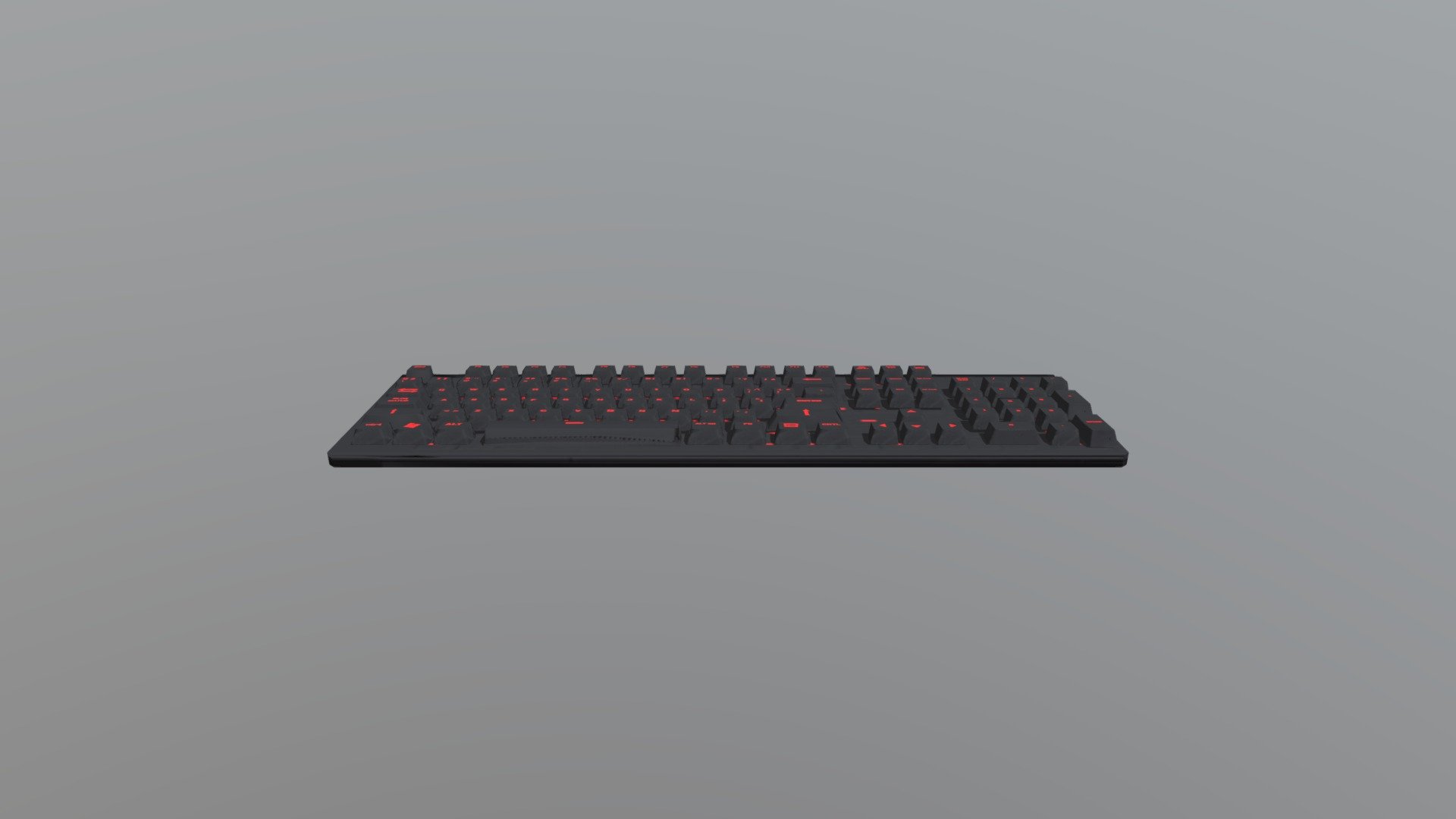 Gaming keyboard - 3D model by guar0000 [2a9278a] - Sketchfab