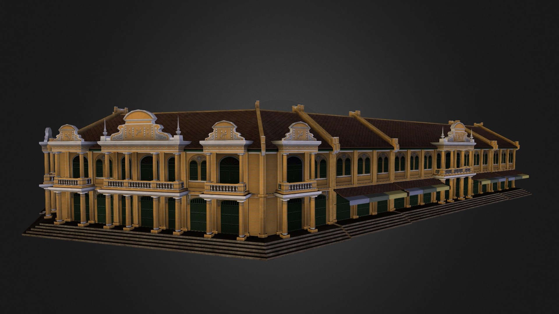 Street_french - 3D model by iliy [2a93487] - Sketchfab