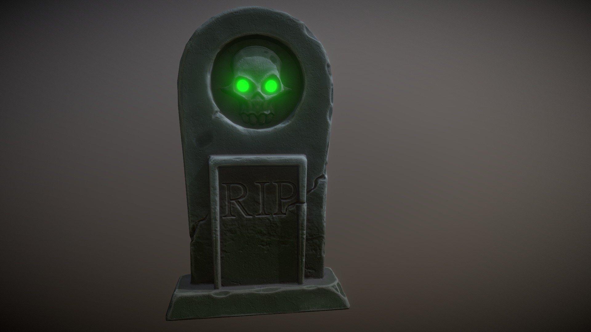 skeleton tombstone 骷髏墓碑 - 3D model by Lin-yan [2a93f6e] - Sketchfab