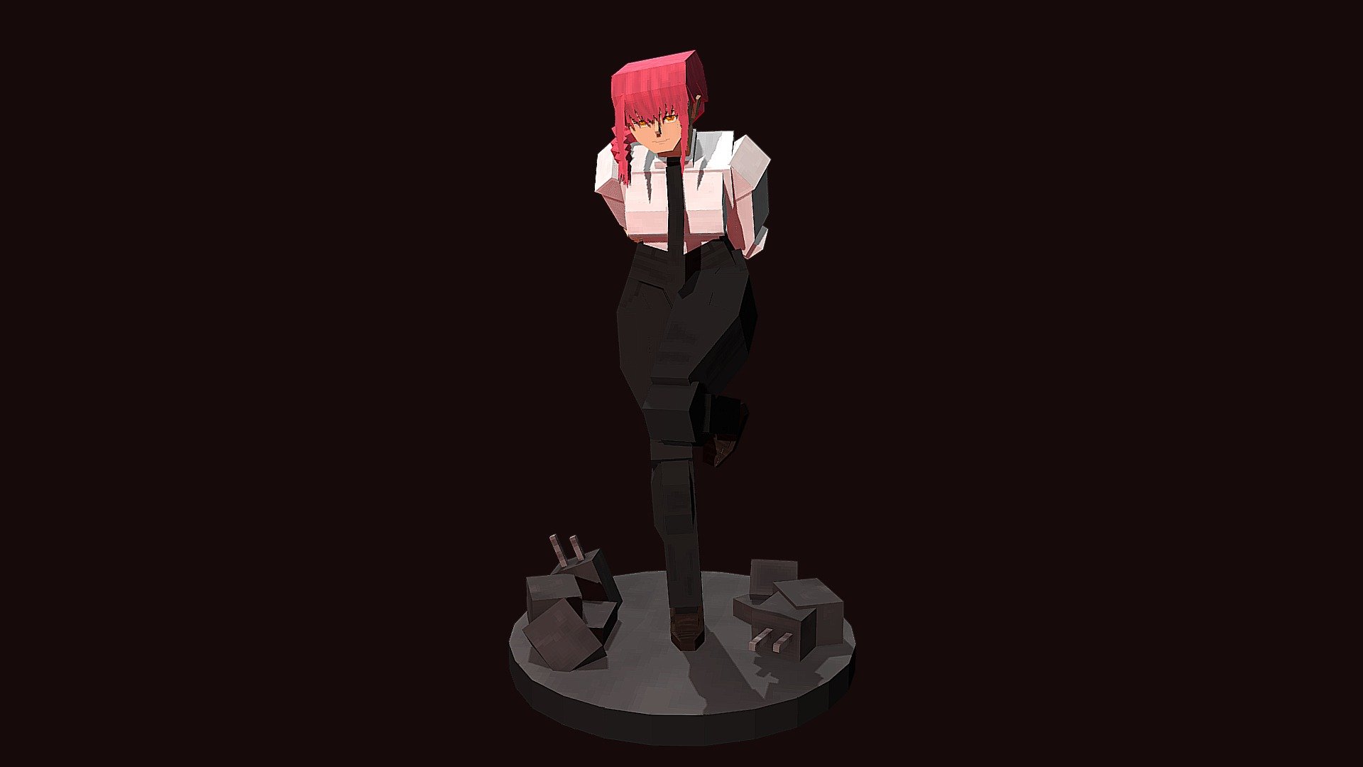 [ MC ] Chainsaw Man - Makima - 3D model by iJUNE [2a9402b] - Sketchfab