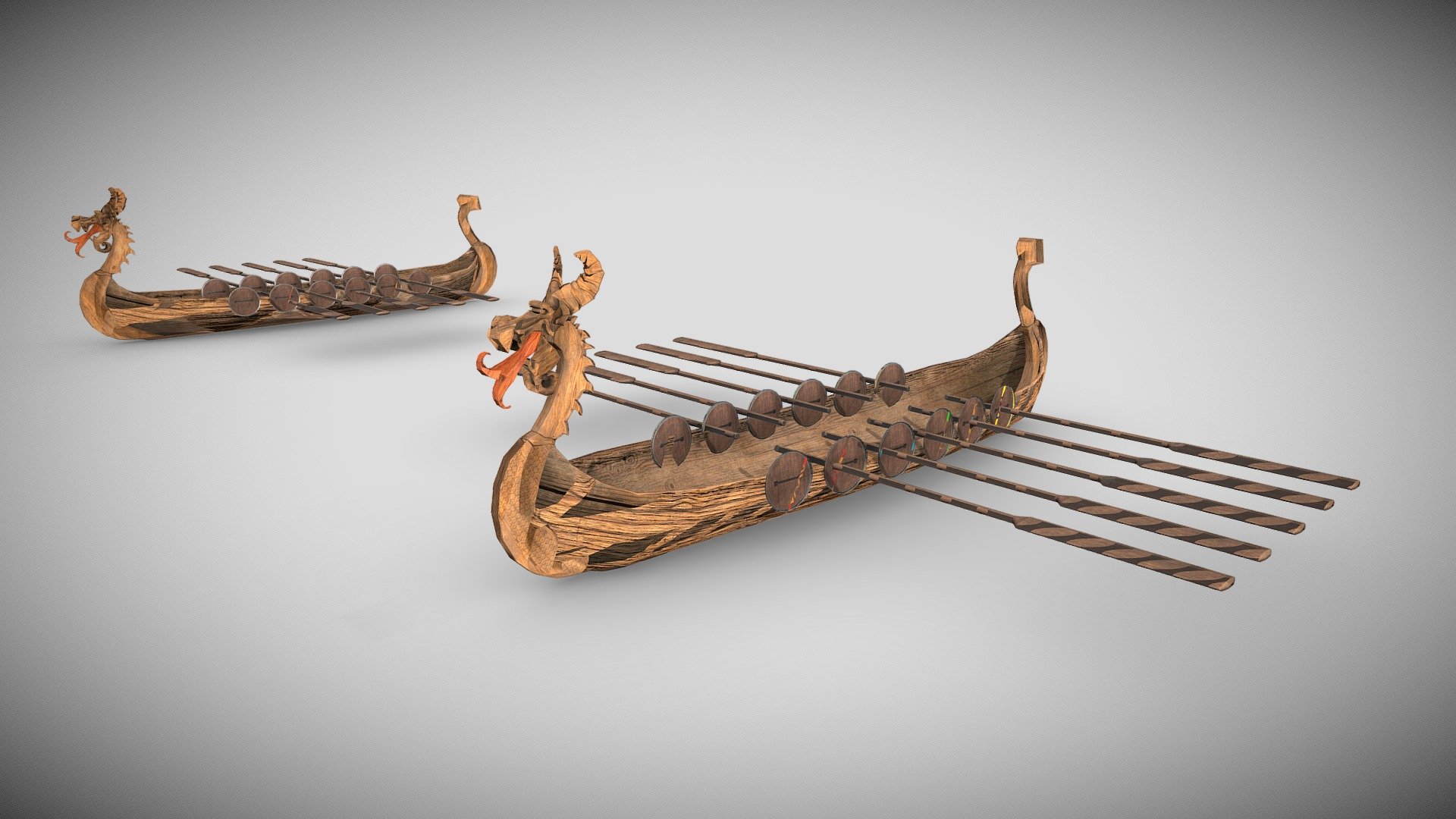 Viking Boat 2 - Spirit of the Fire Dragon - 3D model by xiuocelotzin ...