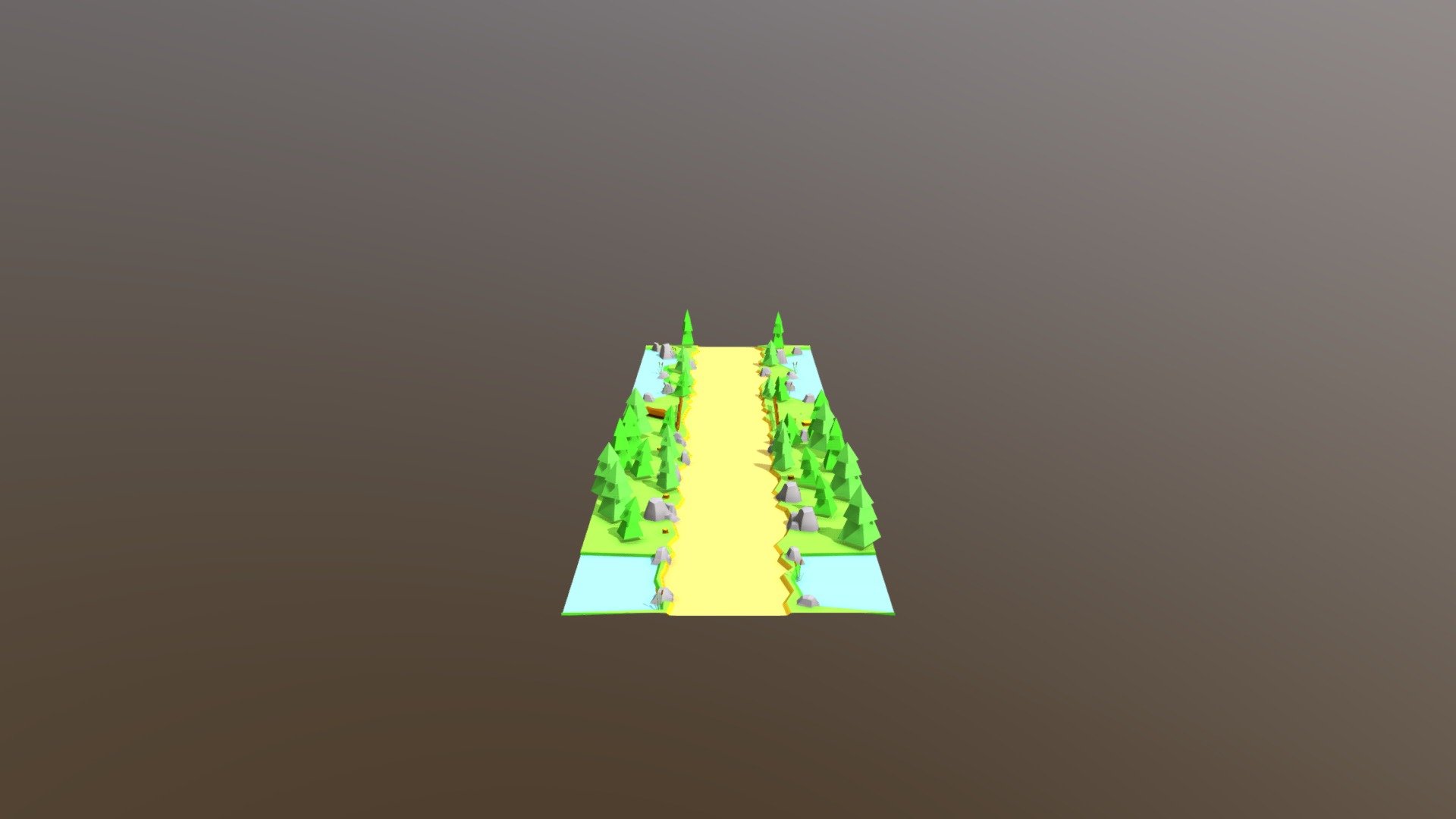 Forest Geometry Style - 3D model by sKRATOSphere [2a9a7aa] - Sketchfab