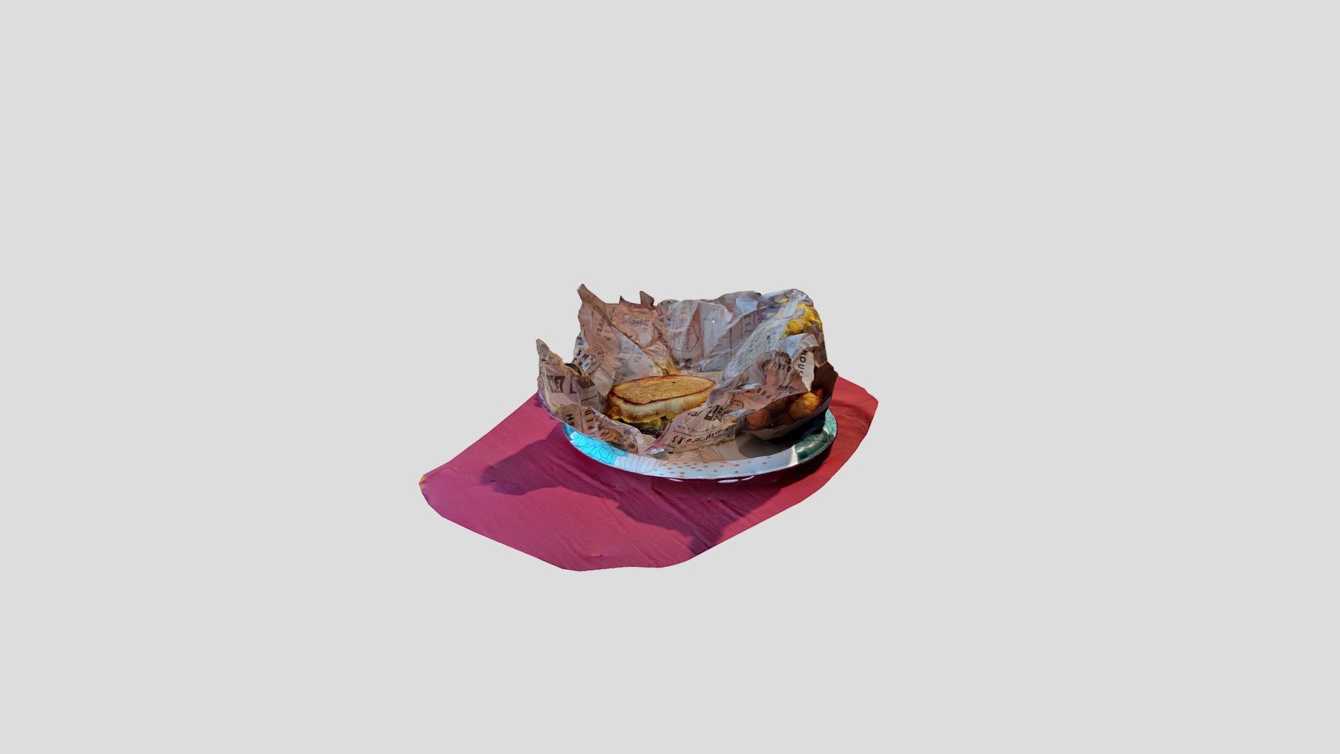 Grilled Cheese Cheeseburger - Download Free 3D model by stevencmutter ...
