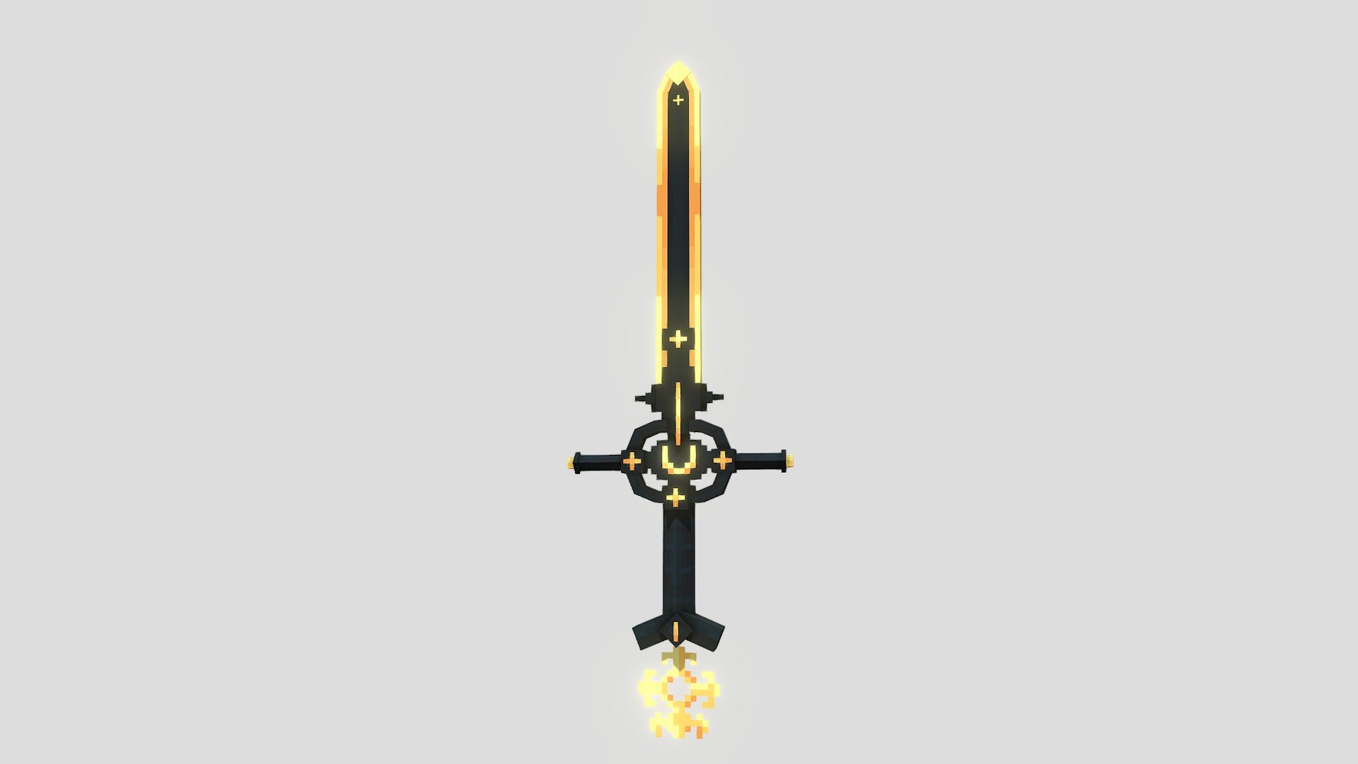 Holy sword! - 3D model by Queue (@blockbenchqueue) [2a9ae0f] - Sketchfab