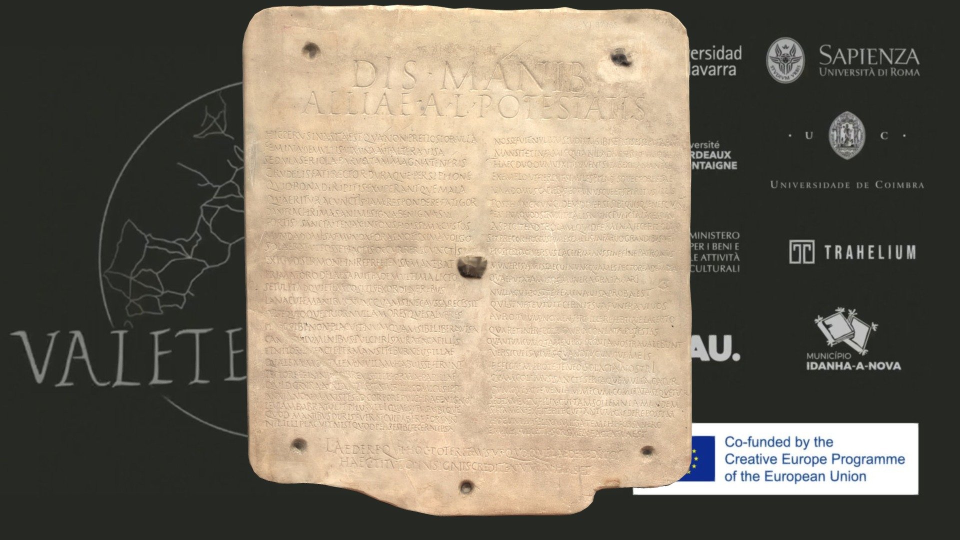 Epitaffio di Allia Potestas (I s. d.C.) - 3D model by Valete vos ...