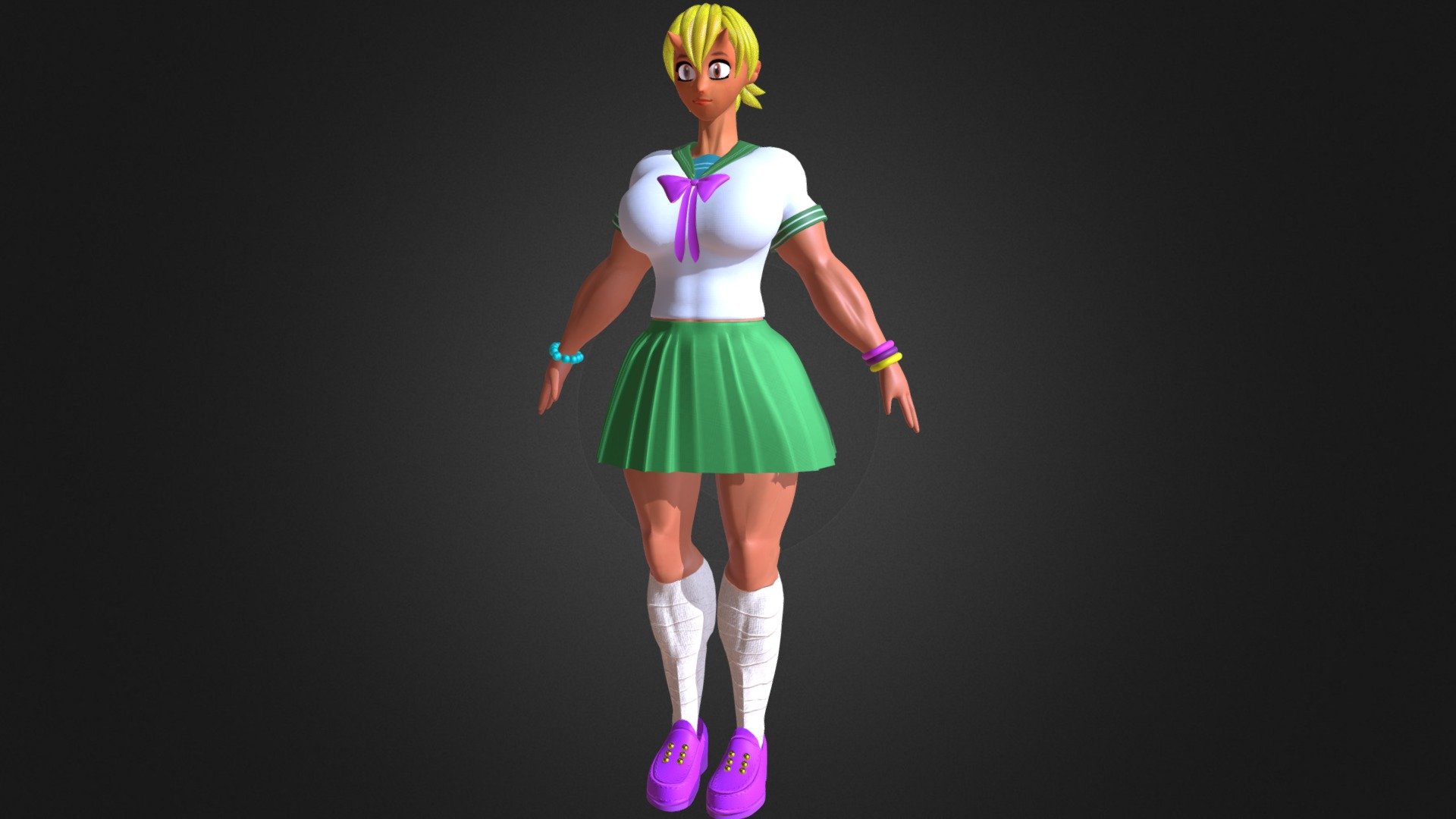 Suzuka Hanabusa - 3D model by Ian Coffman (@iancoffman) [2a9c171 ...