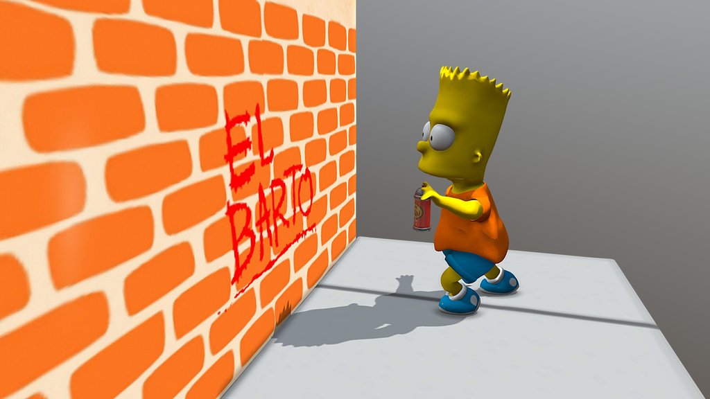The Simpsons - A 3D model collection by Alan Nadjarian (@alan.nadjarian ...