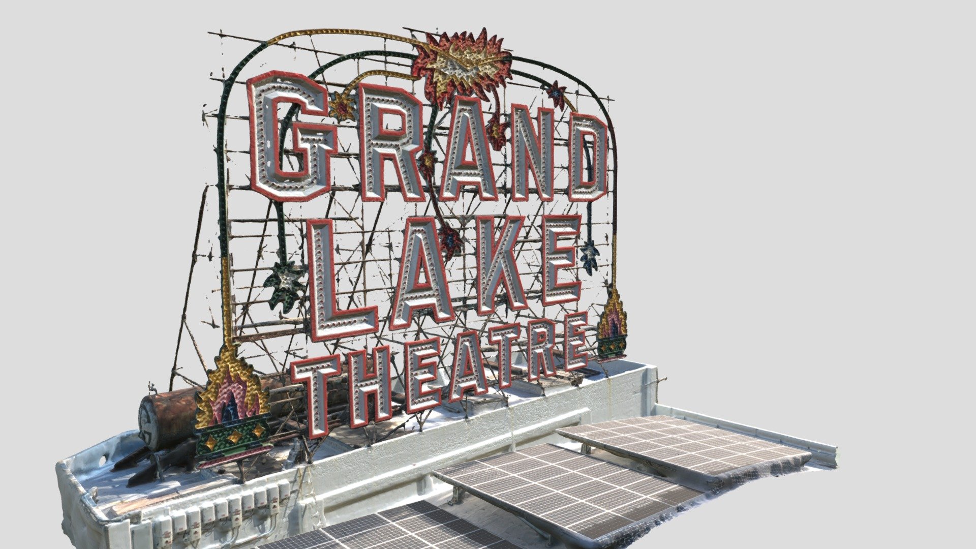 Grand Lake Theater Sign - 3D model by jeremyfukunaga [2a9eab3] - Sketchfab