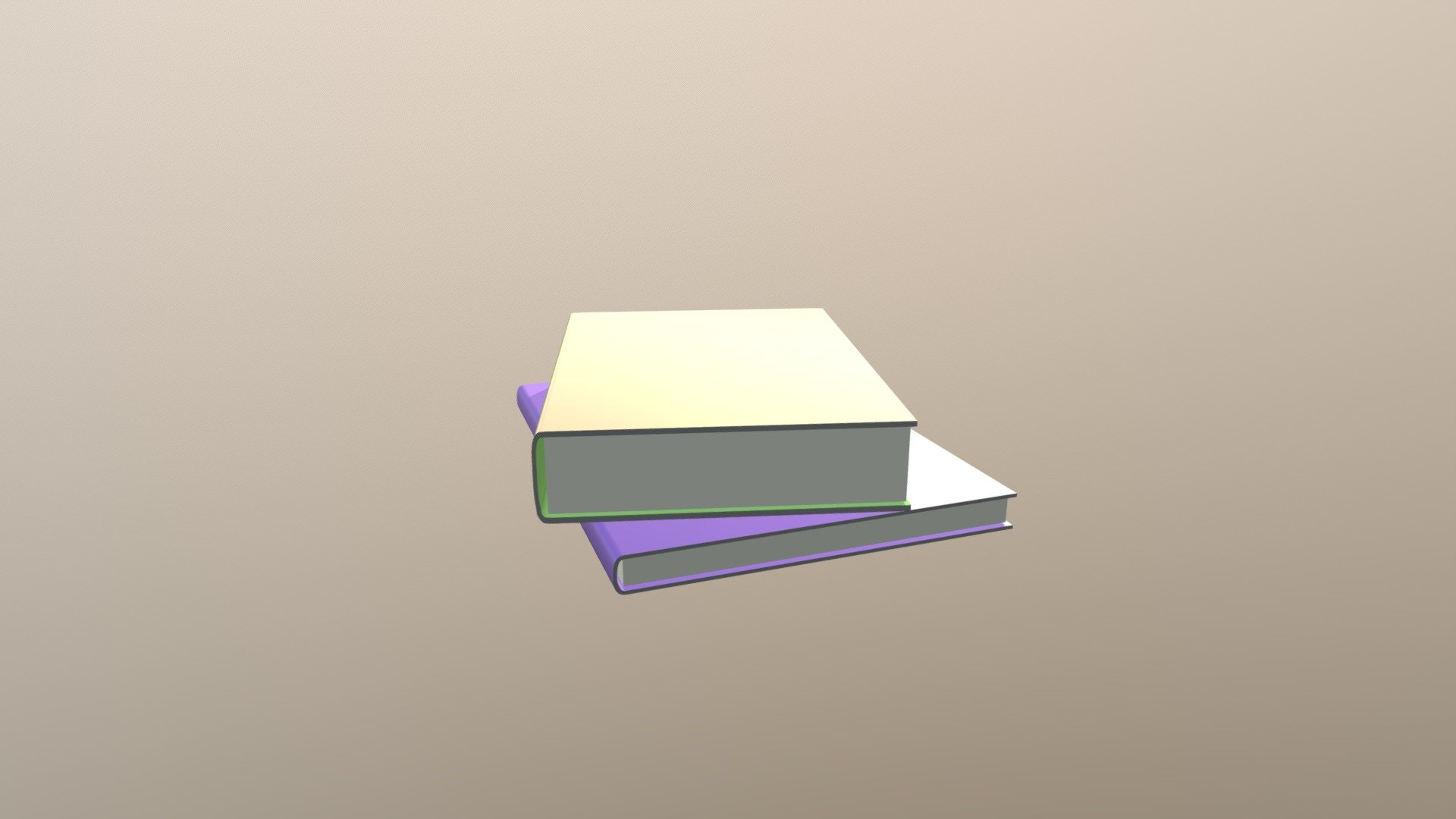 Books - 3D model by Virtual Reality (@simulanis) [2a9f5bb] - Sketchfab