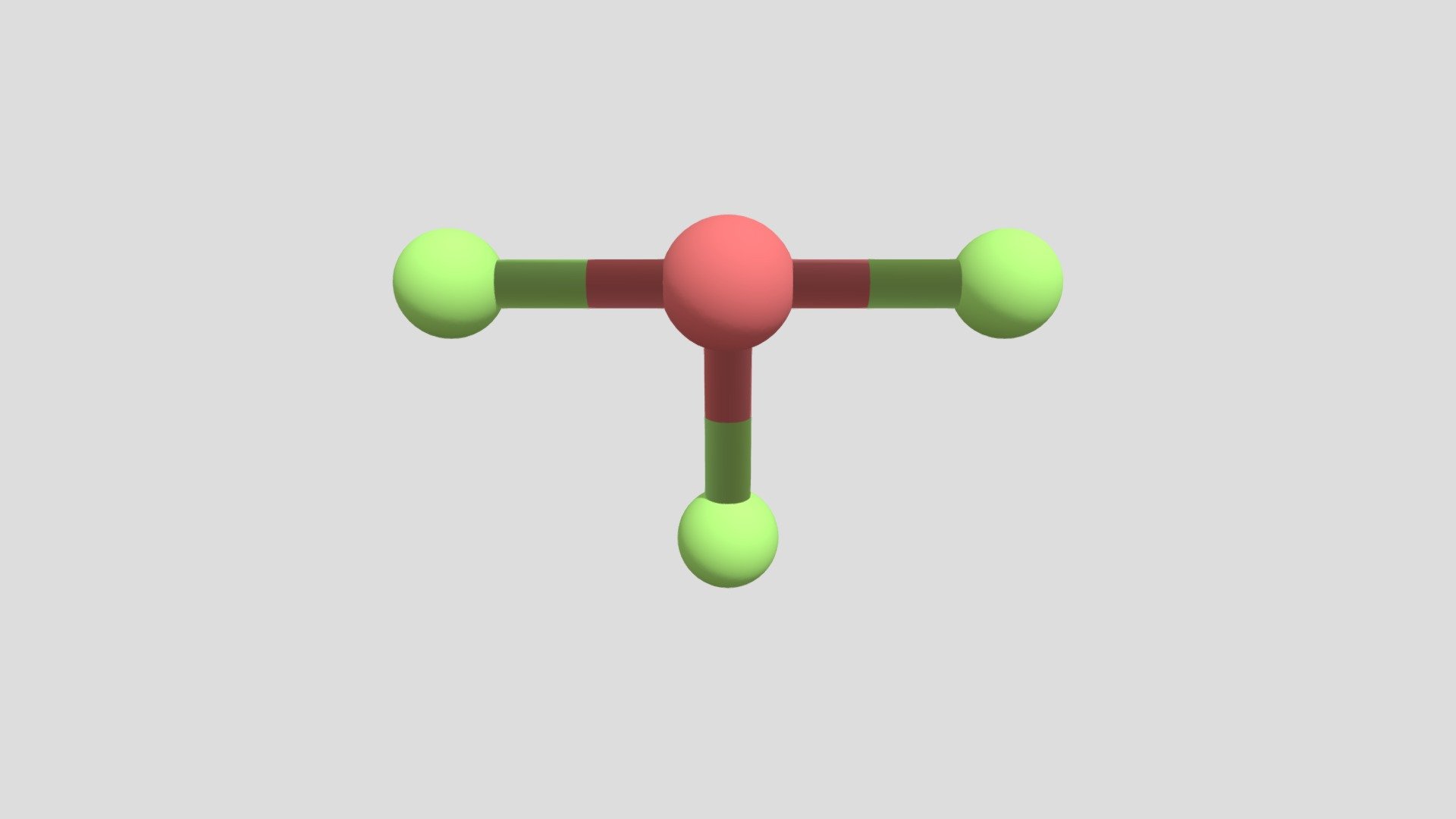 Geometry: BrF3_T-shaped - Download Free 3D model by International ...