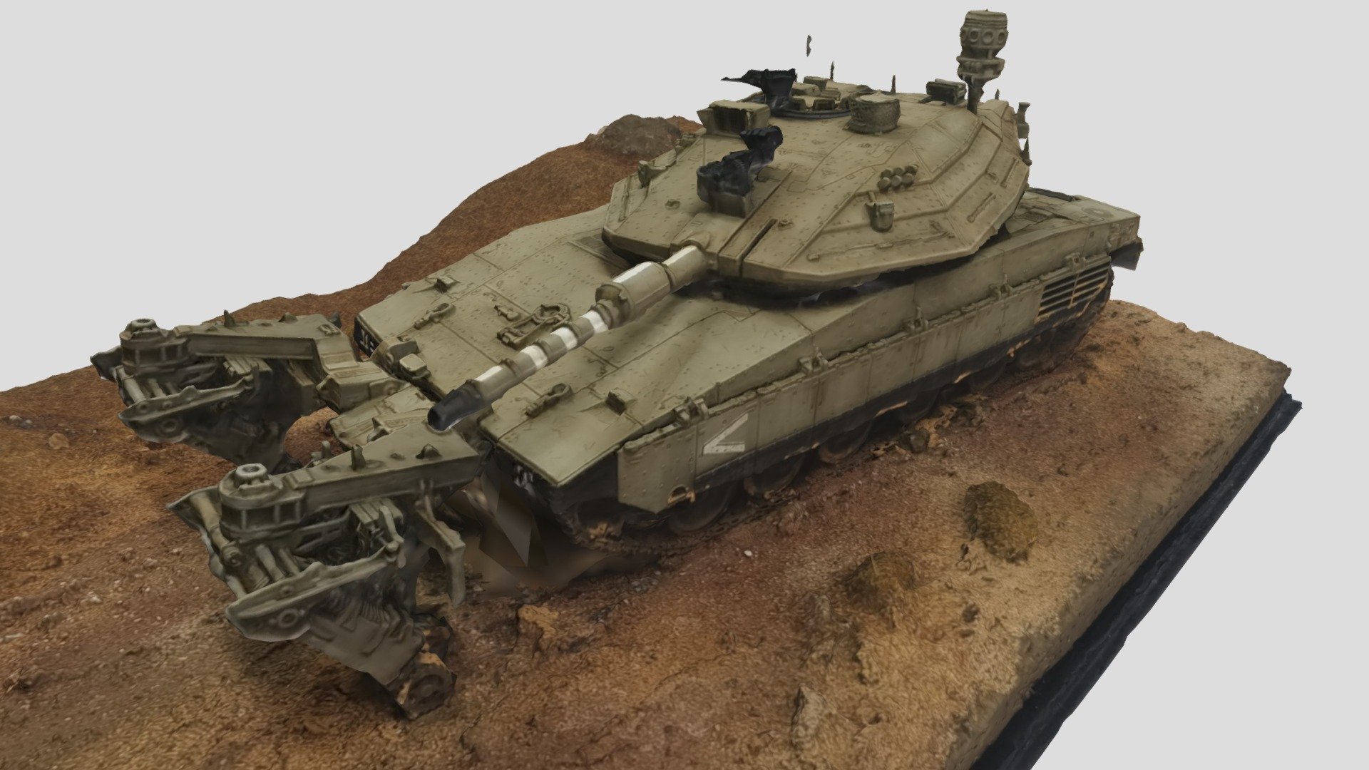 Tank model Merkava - Download Free 3D model by chenleixp [2aa0fba ...