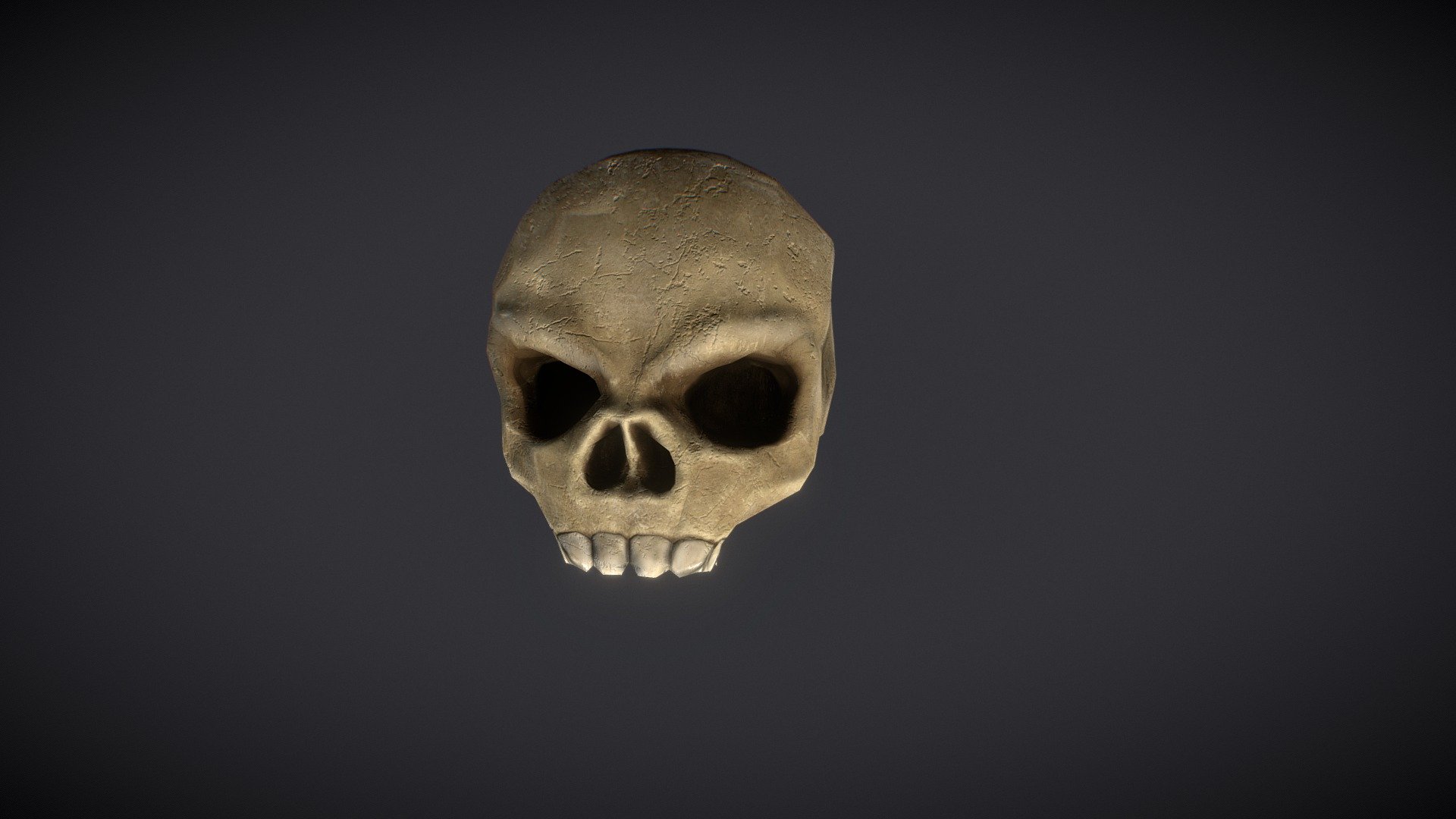Stylized skull - 3D model by Abirzul [2aa19a9] - Sketchfab