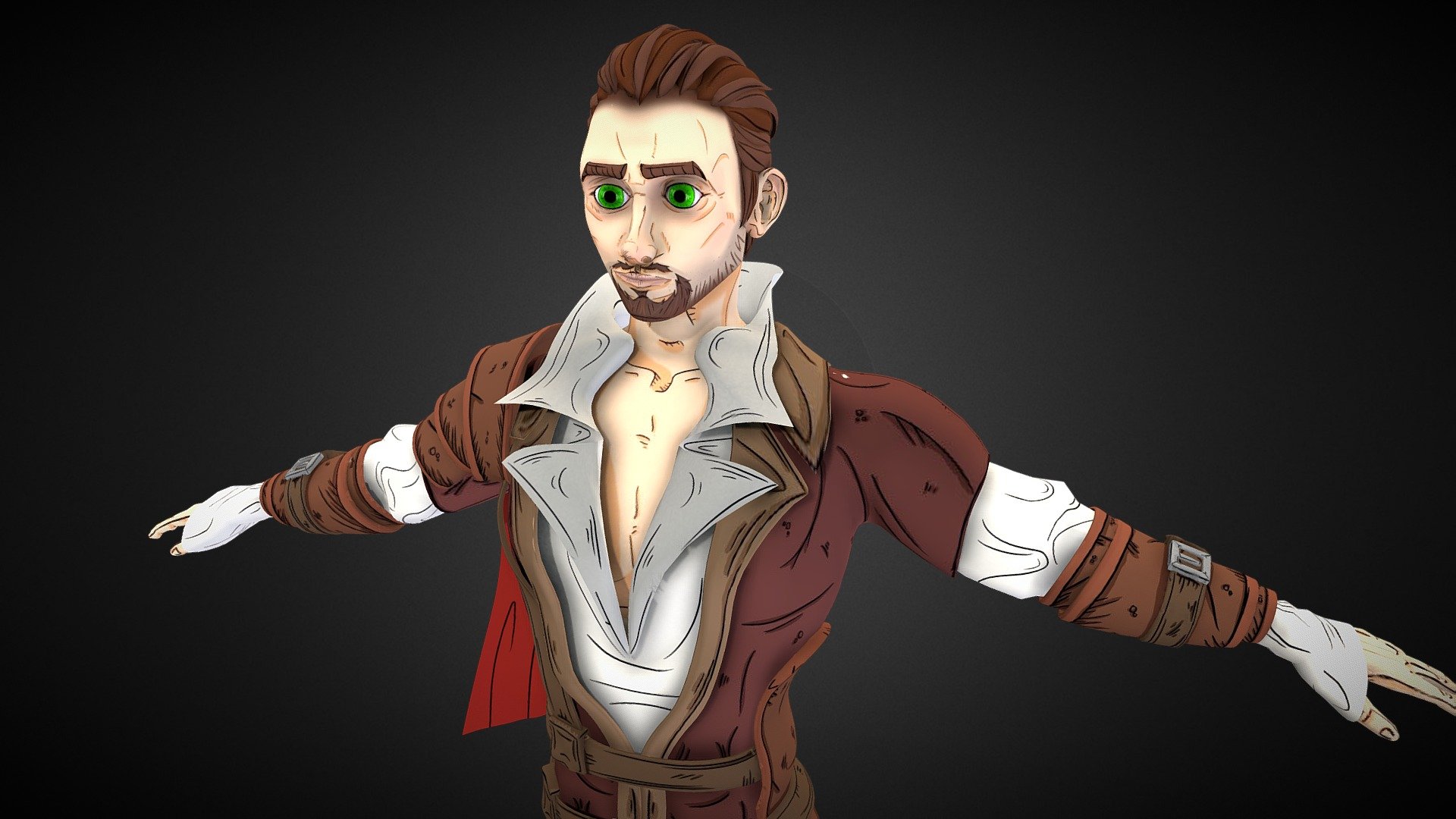 Rogwe Gallirius OC - 3D model by JoshuaLudick [2aa1c39] - Sketchfab