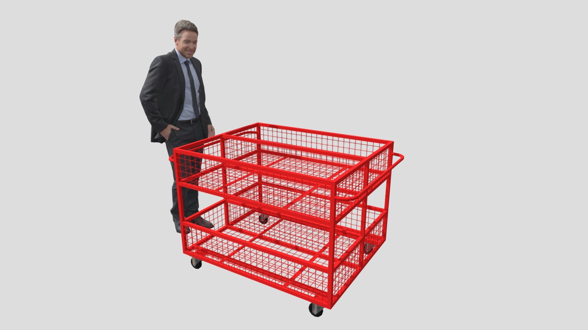 AW-GXO10000 Janusz Zajac Mc Pack Station Trolley - 3D model by 3D-VIEW ...