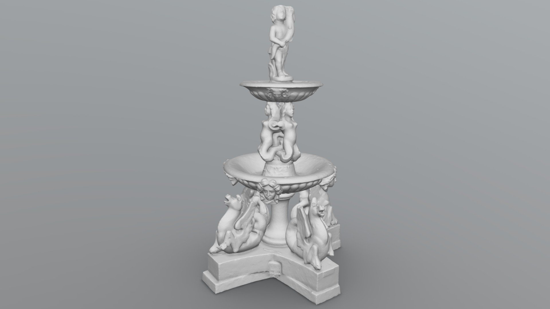 Florentine-Fountain - Download Free 3D model by Giebel [2aa2be8 ...