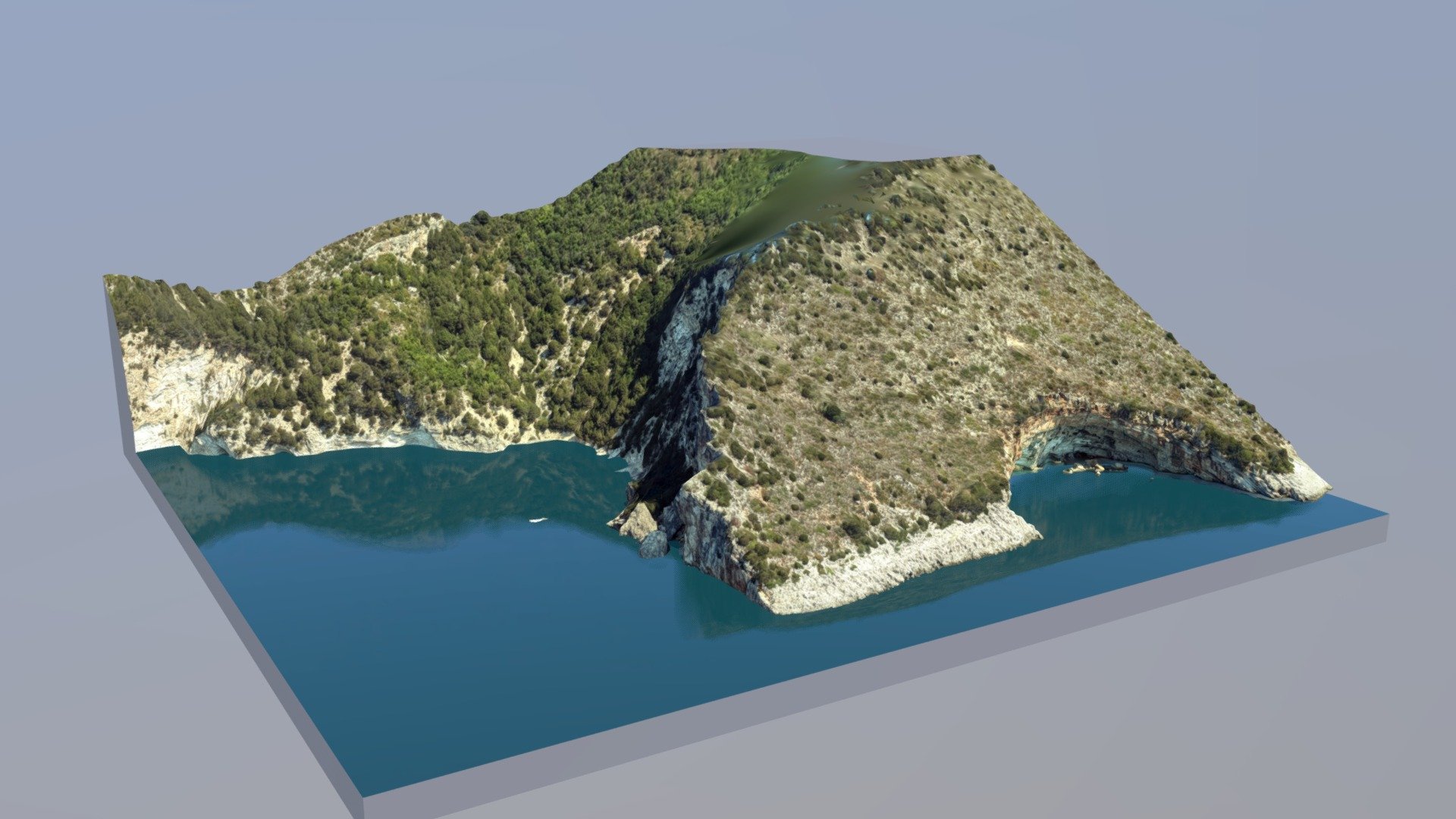 Ionian Coastline - Download Free 3D model by 9of9 [2aa2f56] - Sketchfab