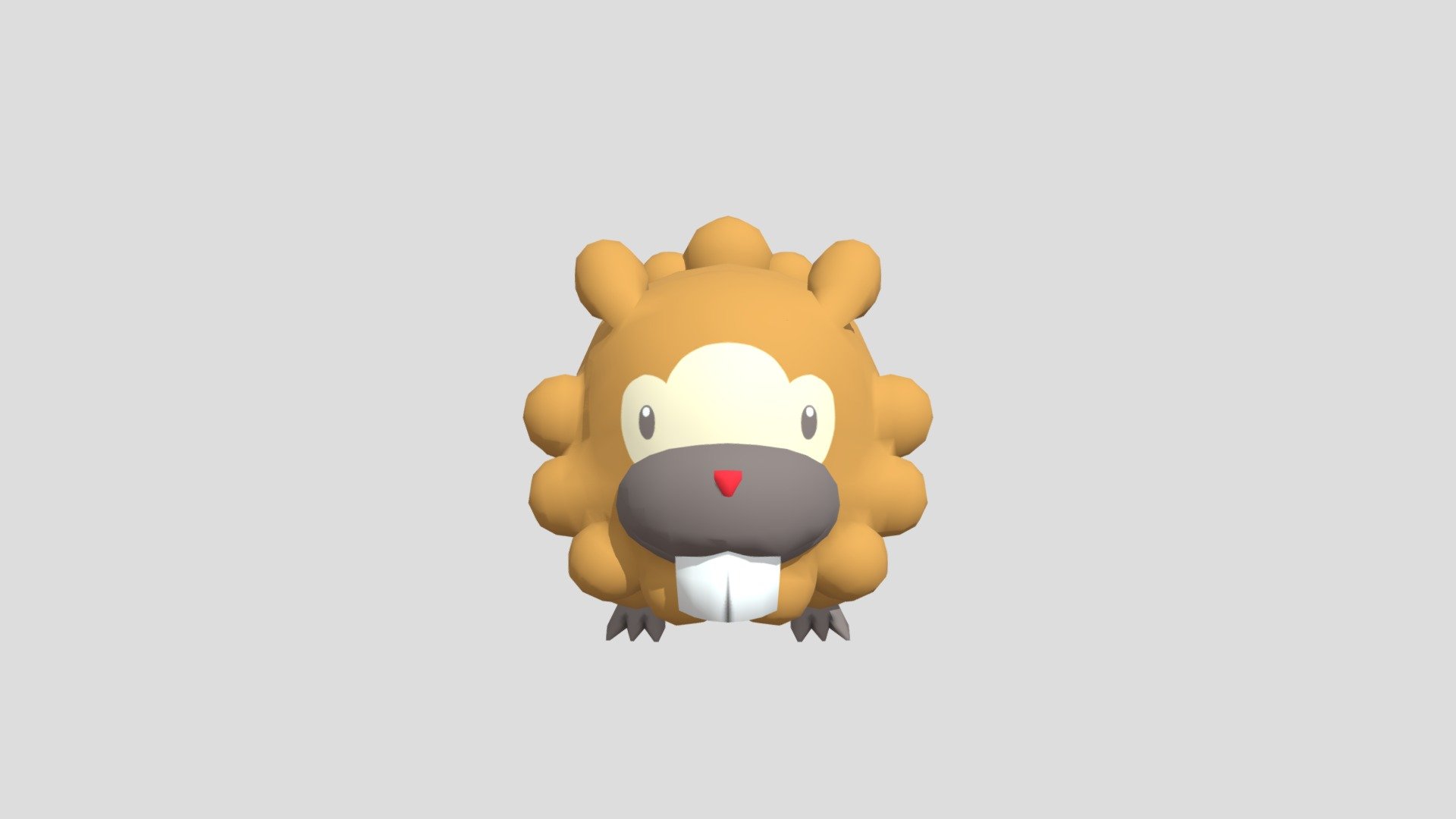 Wii - Pokemon Battle Revolution - 399 Bidoof - Download Free 3D model ...