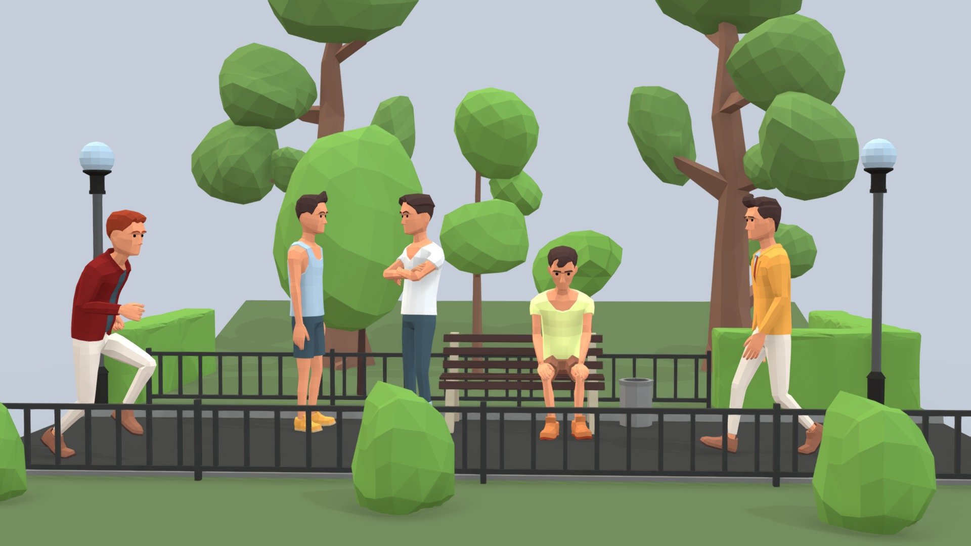 Demo Scene - Buy Royalty Free 3D model by RedDeer (@billl90) [2aa436e ...