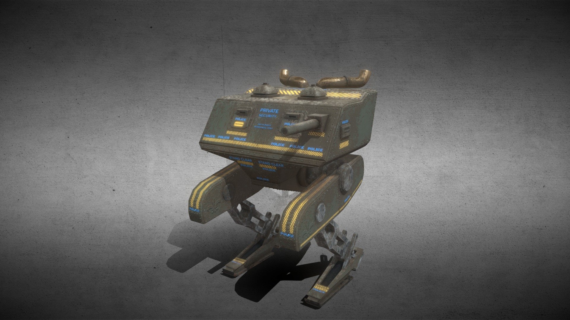 WW1 Mech - Download Free 3D model by snaillord [2aa4628] - Sketchfab