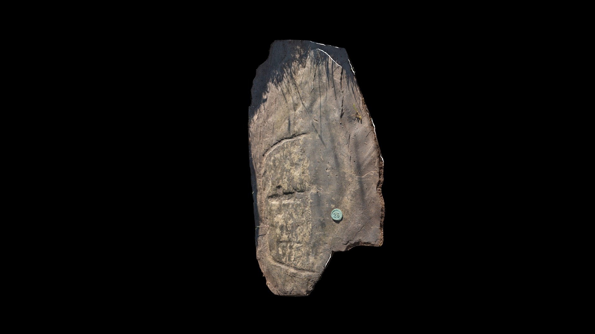 St Trinian's Cross Slab (Manx Cross 26) - 3D model by ...