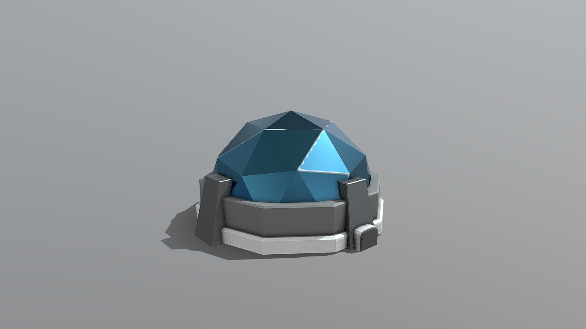 Large Low Poly Habitat Dome - Download Free 3D model by Jason_Phillips ...
