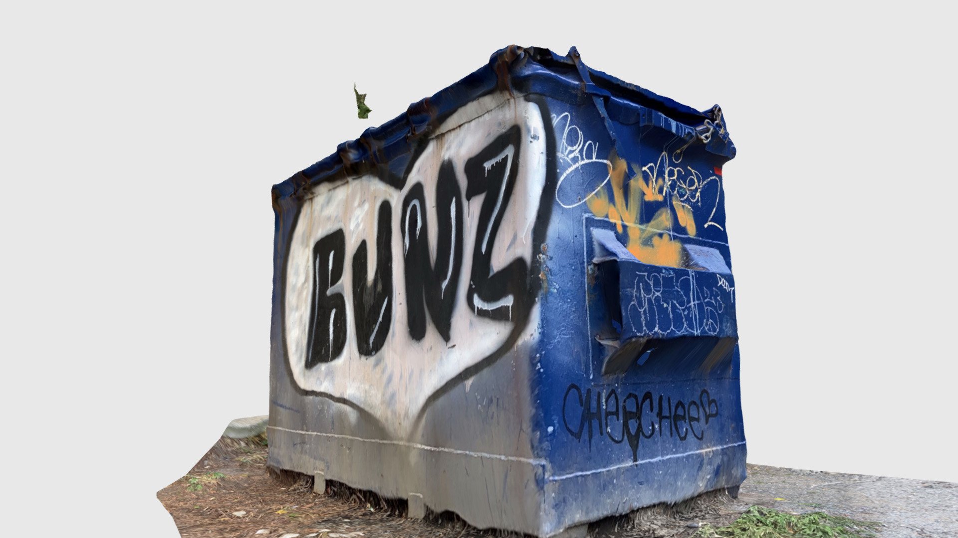Dumpster with graffiti 1 - Download Free 3D model by rddartist [2aa795d ...