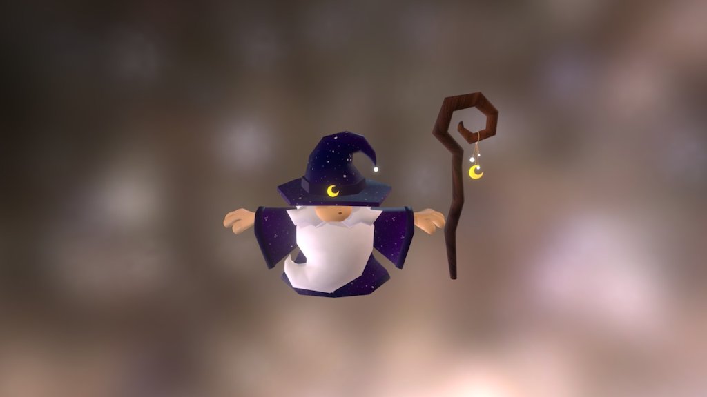 Wizard Short Hair - 3D model by boredcoconut [2aa9c39] - Sketchfab