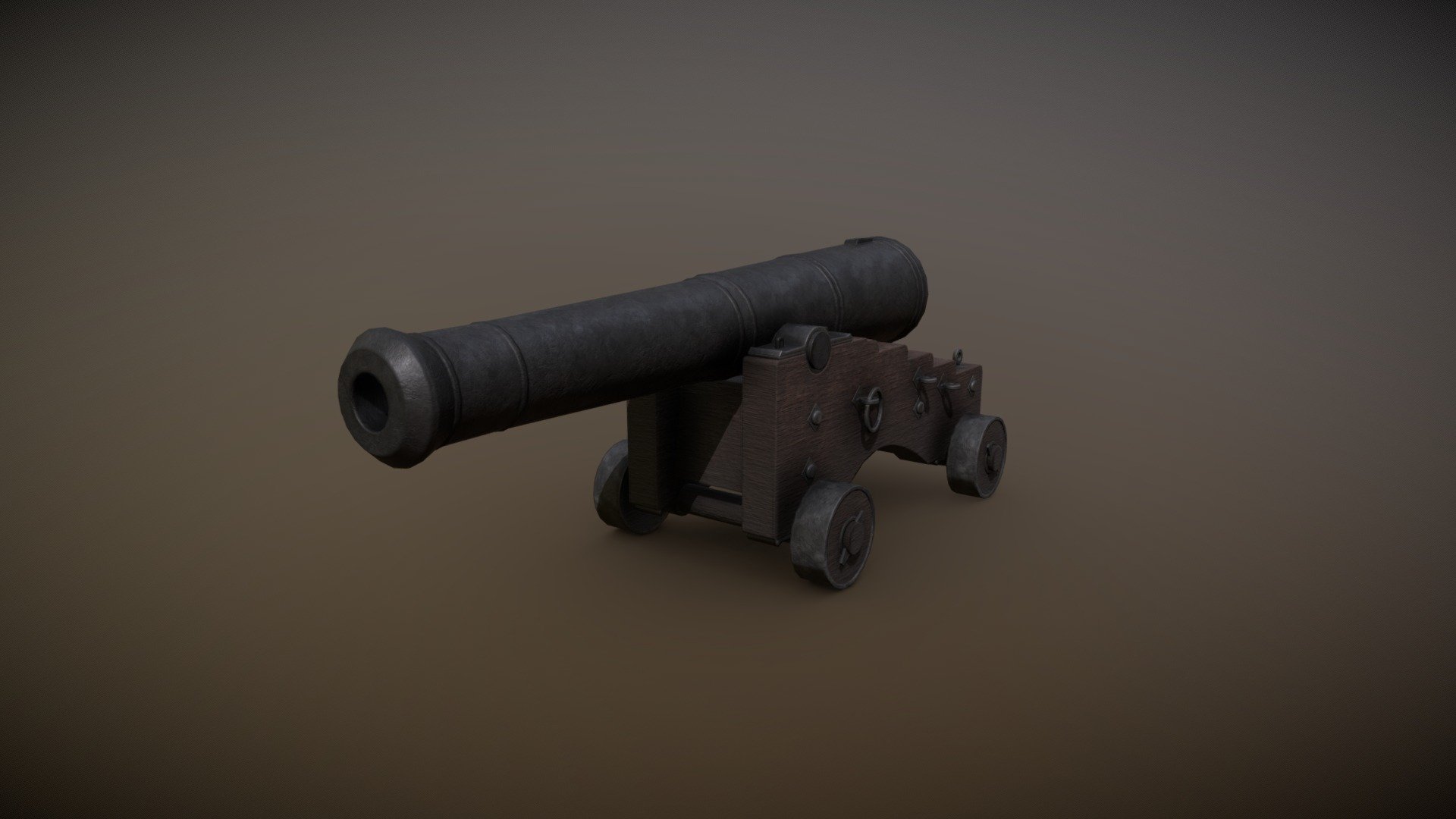 (Gamedev) NAVAL GUN (AAA+) - 3D model by Venenum [2aaadbd] - Sketchfab