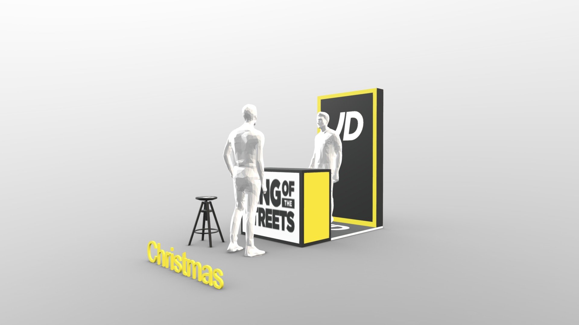 JD Sport Christmas - 3D model by Cristian (@cris94) [2aac7a8] - Sketchfab