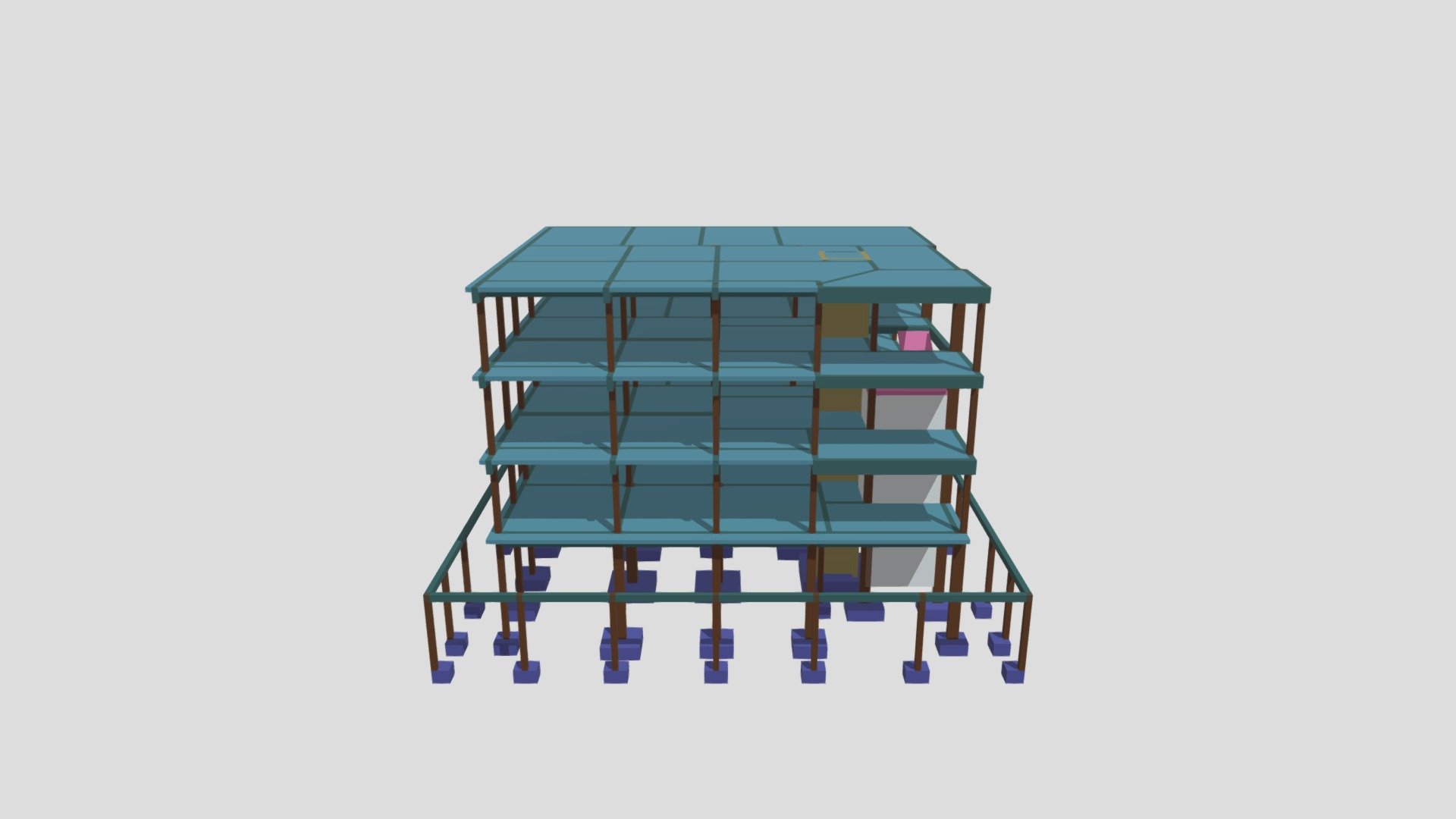 Edificio Misto De Roberto TLC Sanches - 3D model by Eng. Joao Lima ...