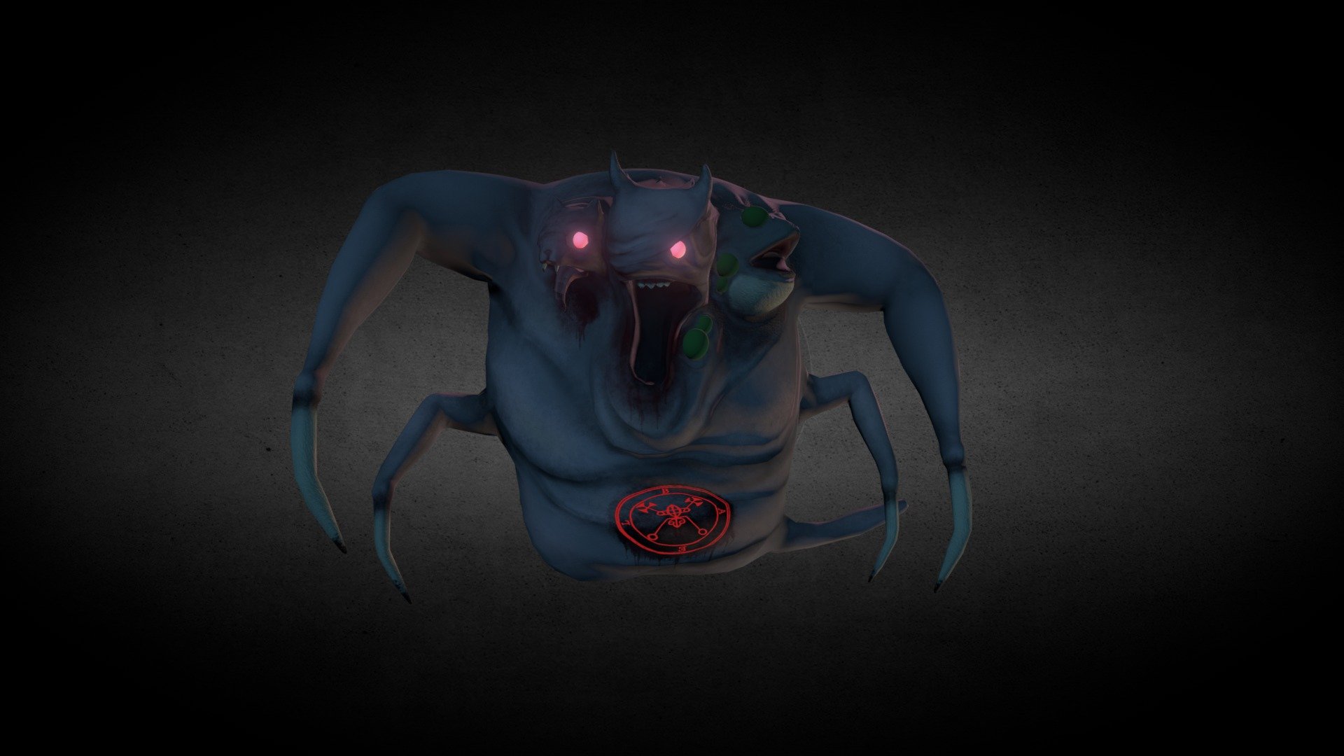 Character Bael Walk Animation - 3D model by ZabokMata [2aaeab3] - Sketchfab