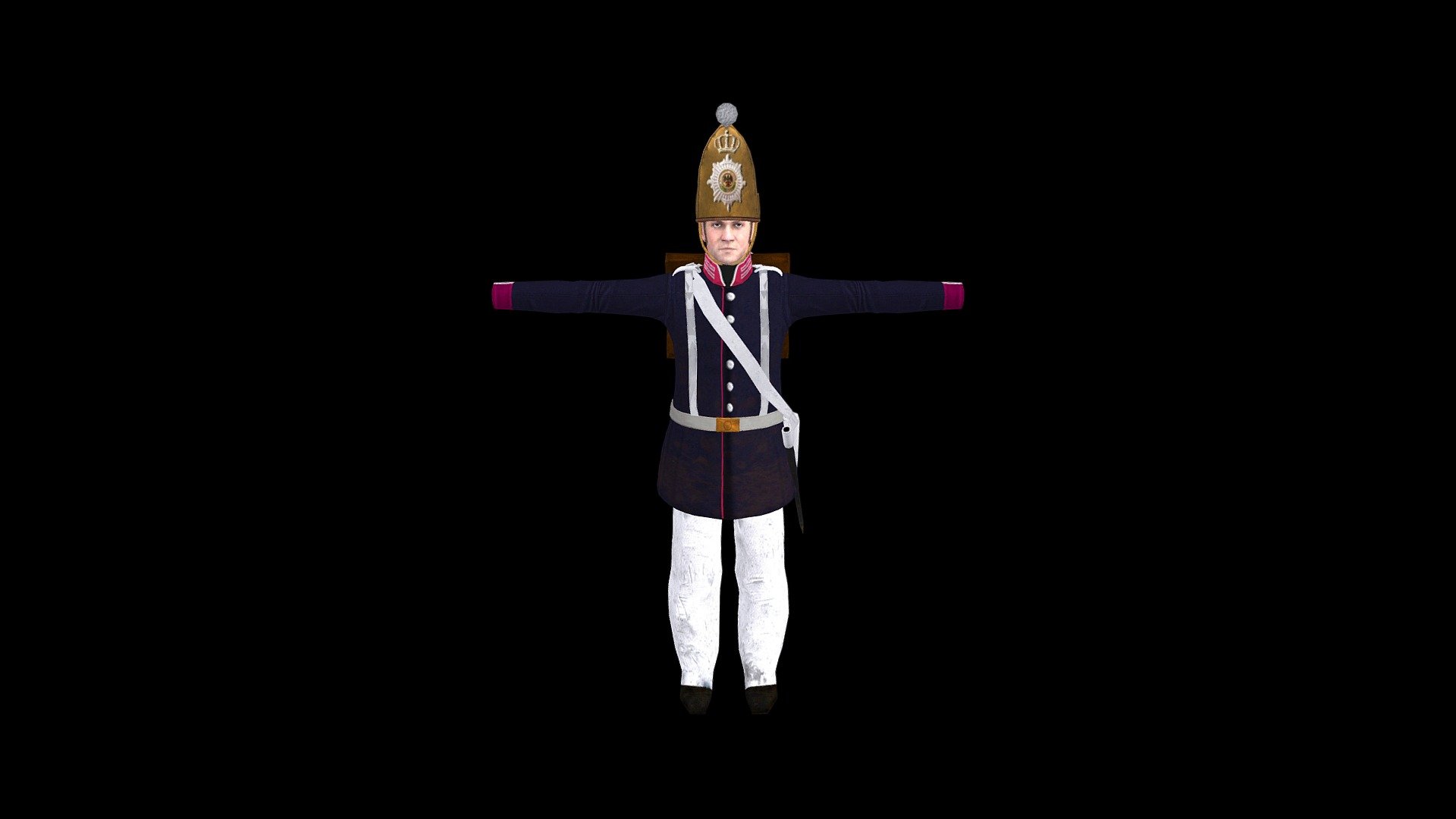 Tier 1: Prussian Guards soldier - 3D model by izzi_totalf [2aaecd5 ...