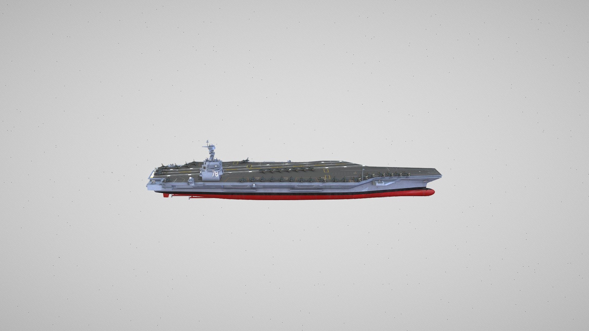 Gerald R. Ford aircraft carrier - 3D model by Semen (@syomga) [2ab0715 ...