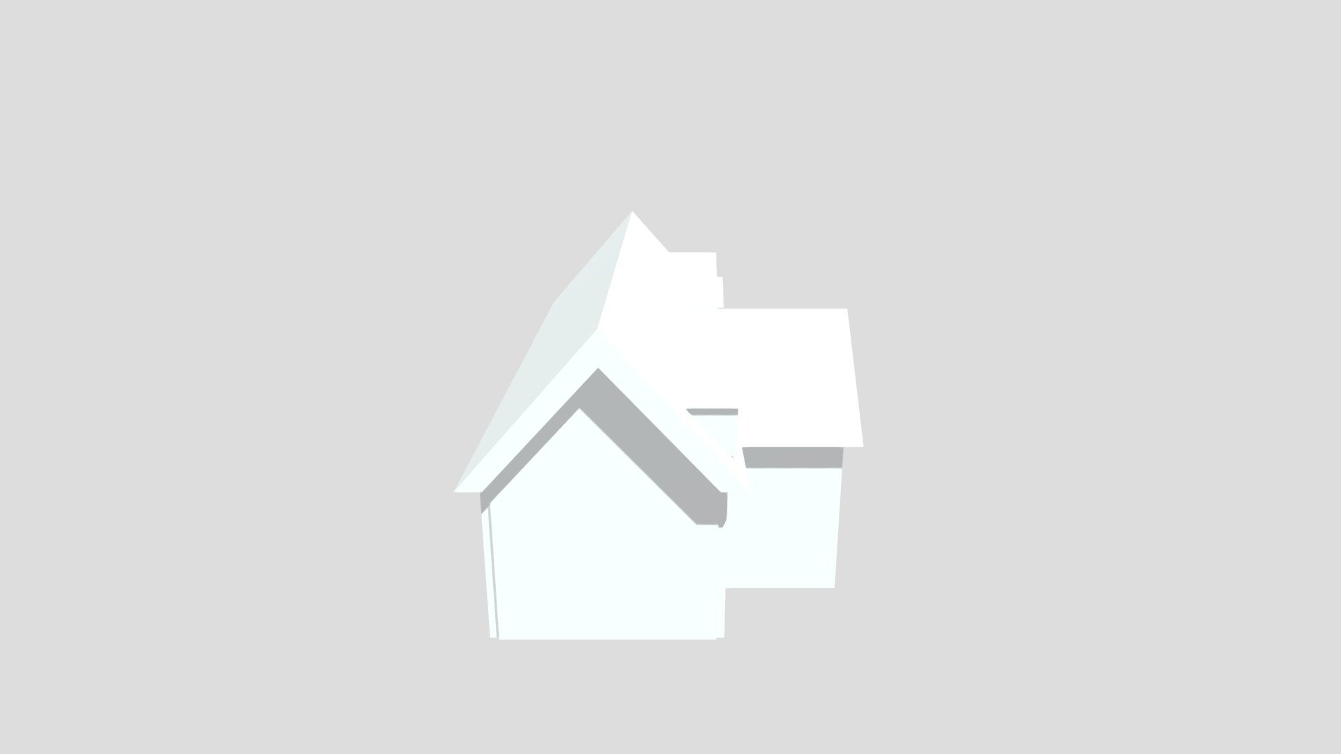 Simple House No Texture - Download Free 3D model by JuanCarlo115 ...