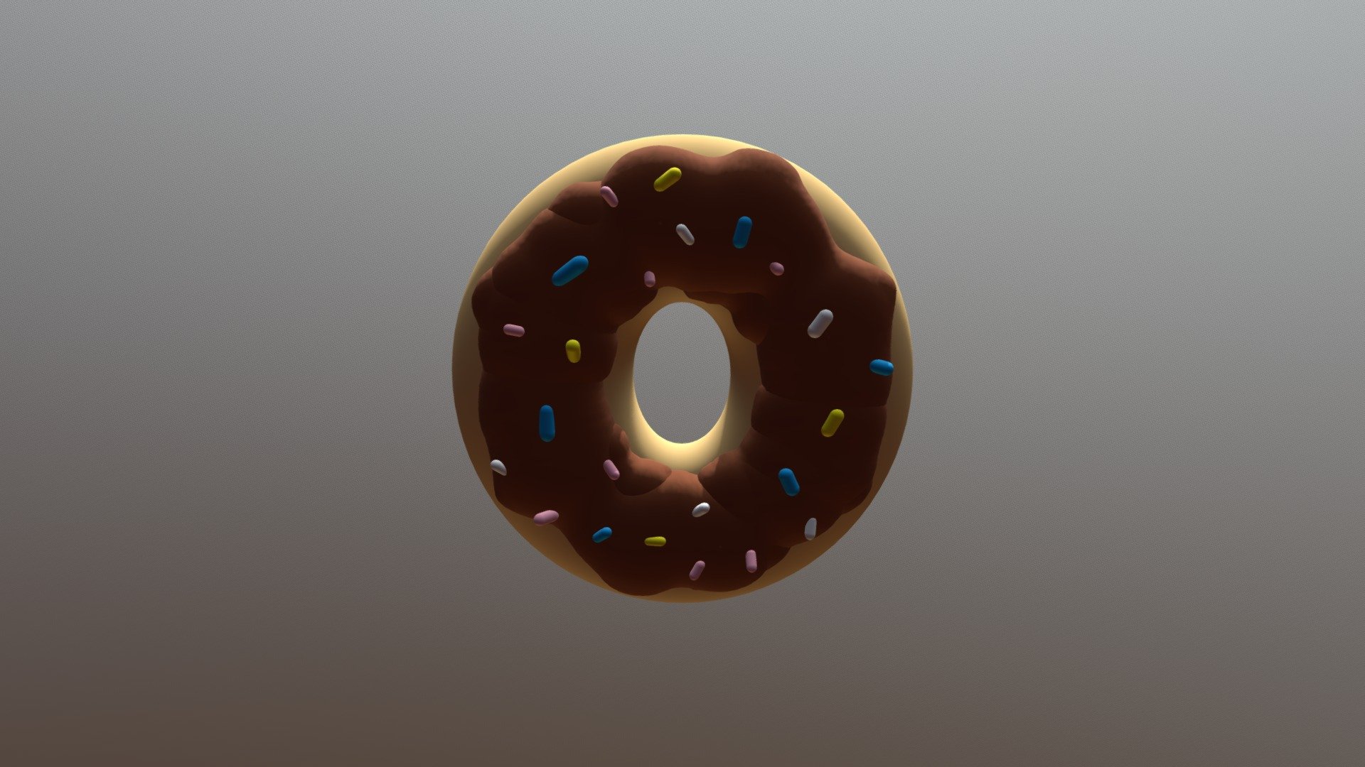 Donut - 3D model by HerbalVision [2ab1b25] - Sketchfab