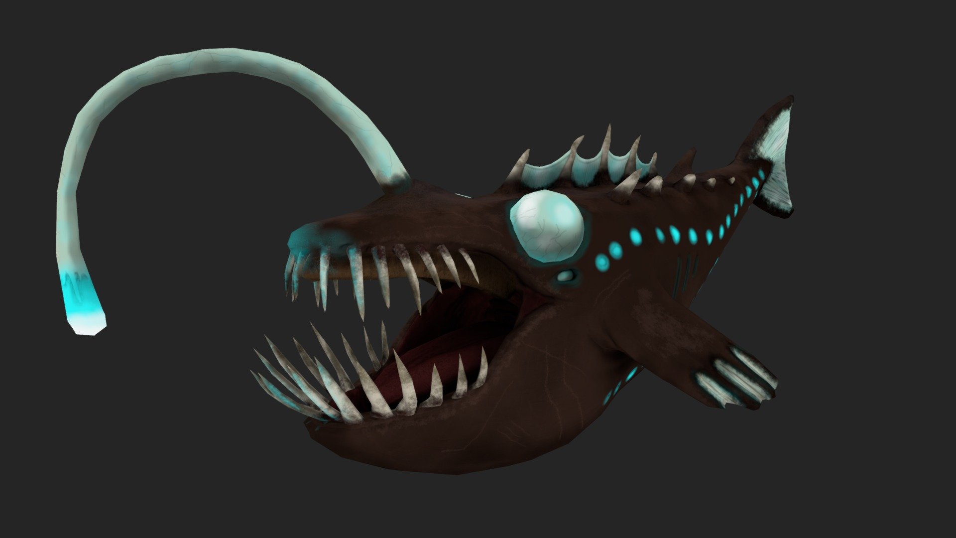 Assignment 5 - Angler Whale - 3D model by E.C. (@echaput) [2ab1c6f ...