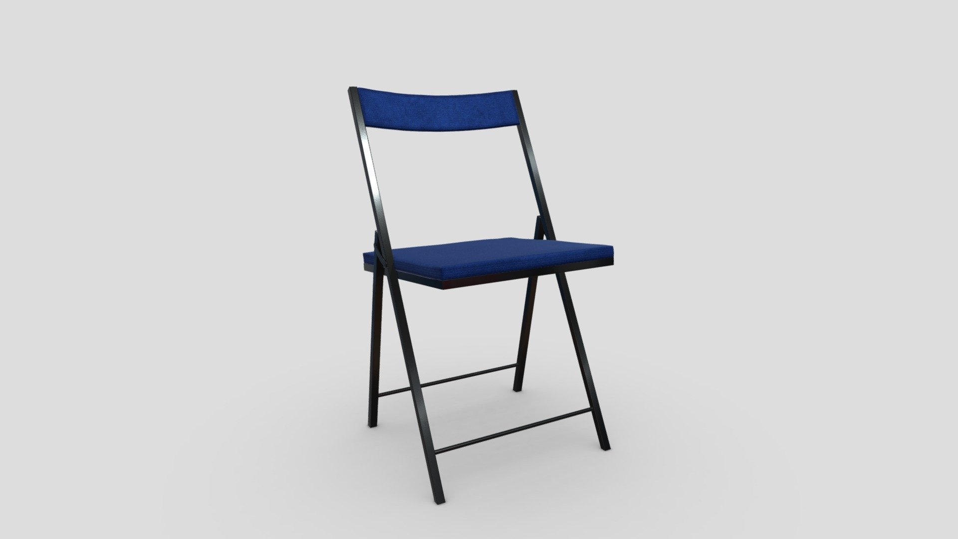 Noble Velvet Folding Chair - Buy Royalty Free 3D model by interior ...