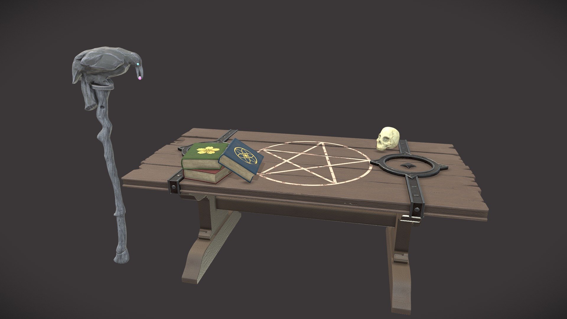 Witch Table - 3D model by markjbutchko [2ab3c67] - Sketchfab