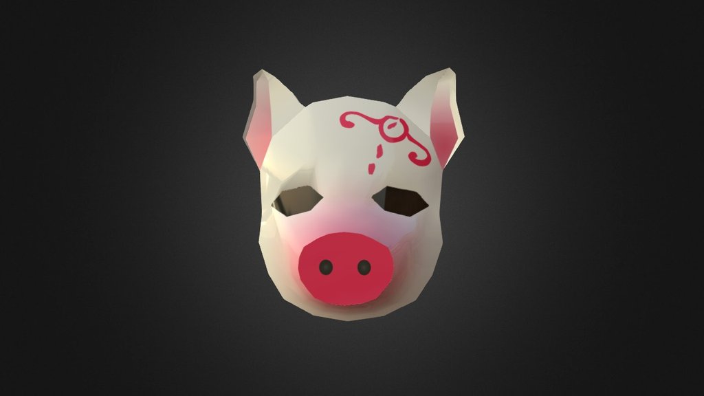 Pig Mask {INSTRUCTIONS} - 3D model by milliehashh [2ab439a] - Sketchfab