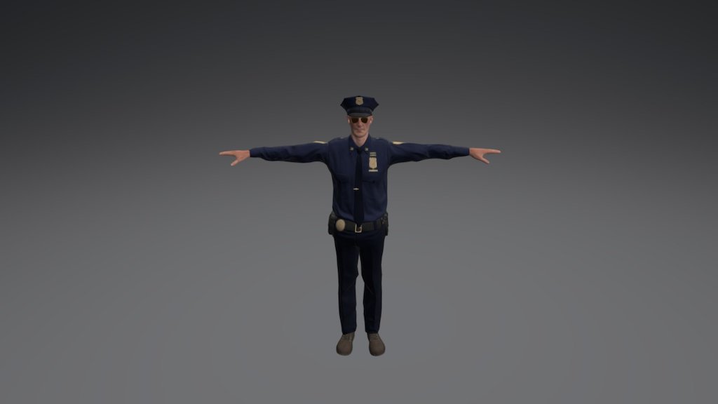 Policeman - 3D model by Aeonian (@Entelechy) [2ab599e] - Sketchfab
