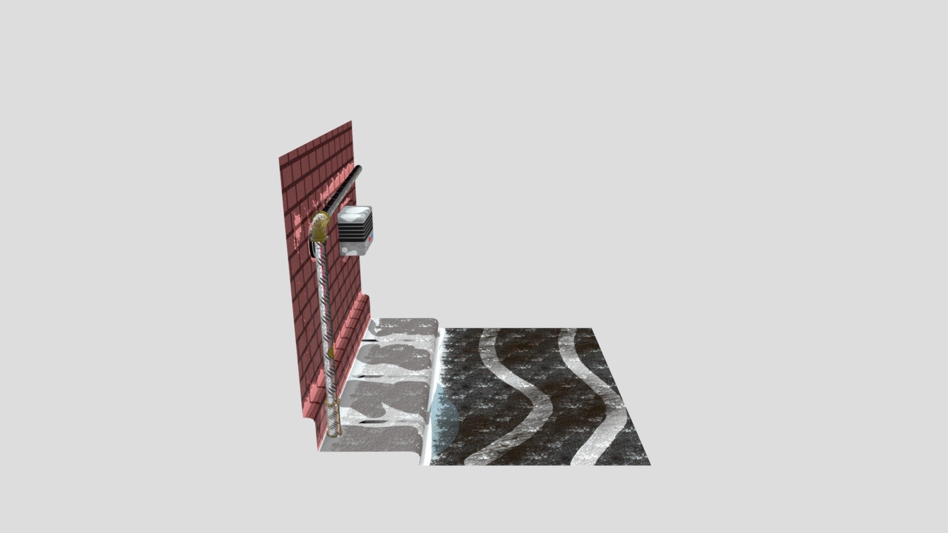 alley way - 3D model by mrotter [2ab6a12] - Sketchfab