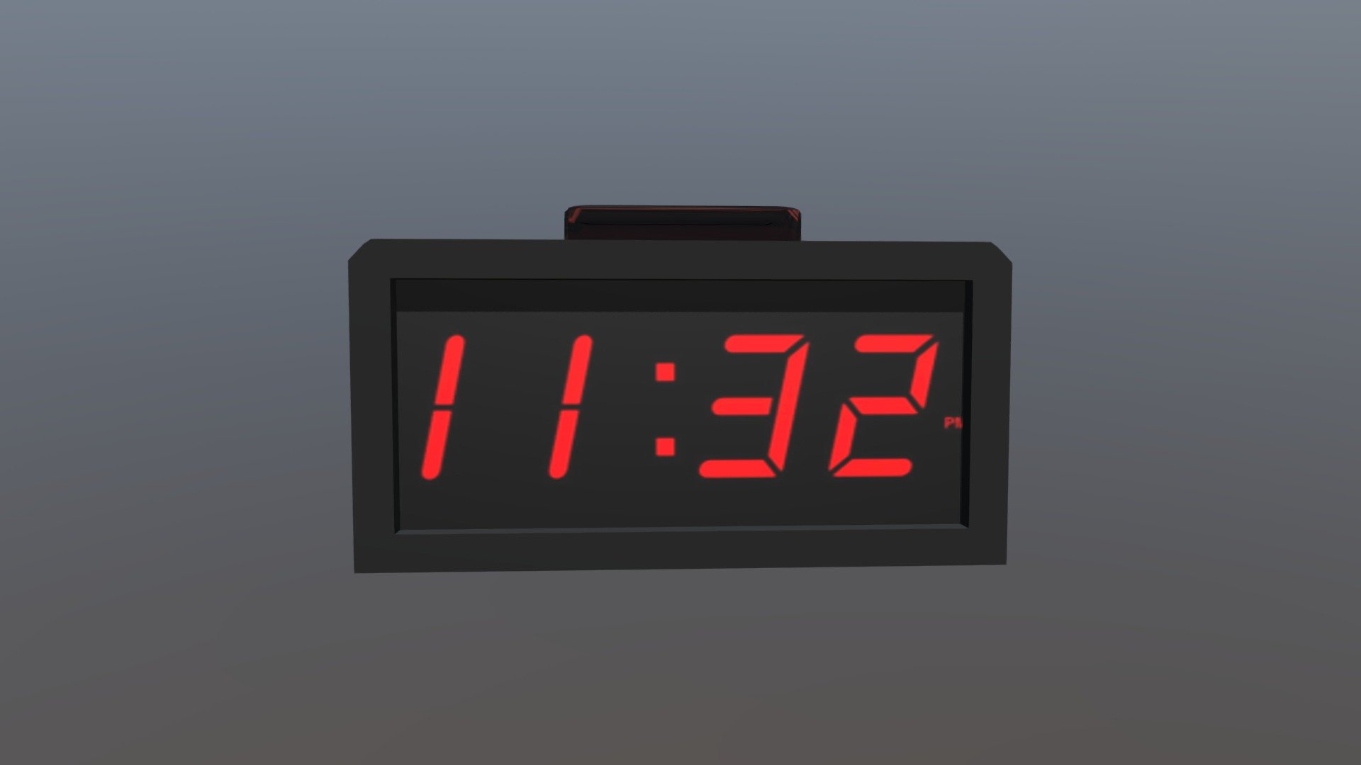 Digital Clock - 3D model by SeaRawrion [2ab7333] - Sketchfab