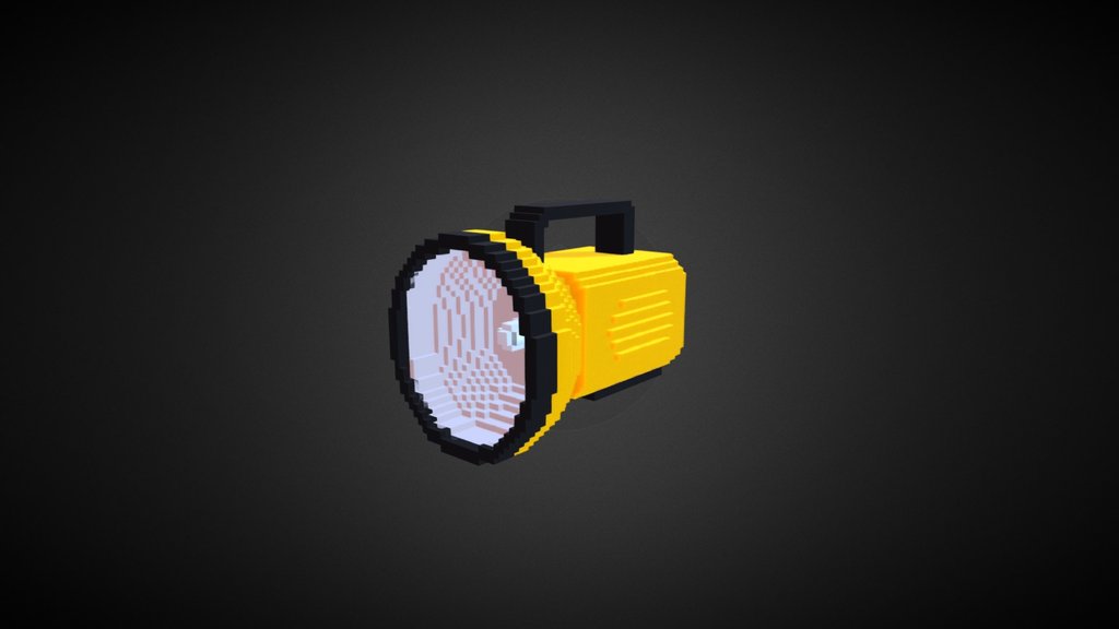 Minecraft Flashlight - A 3D model collection by ZekronPlayz - Sketchfab