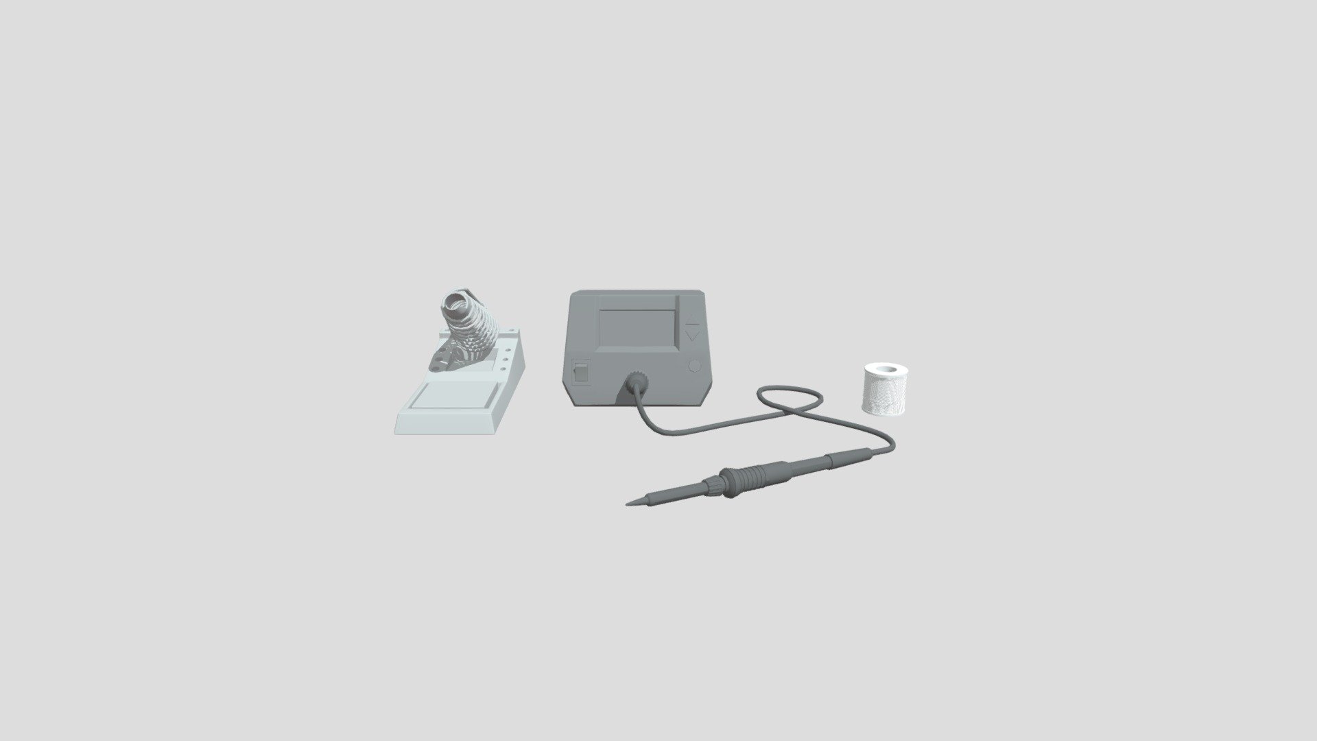 Soldering Station - 3D model by jasminekhoo2 [2ab8d7c] - Sketchfab