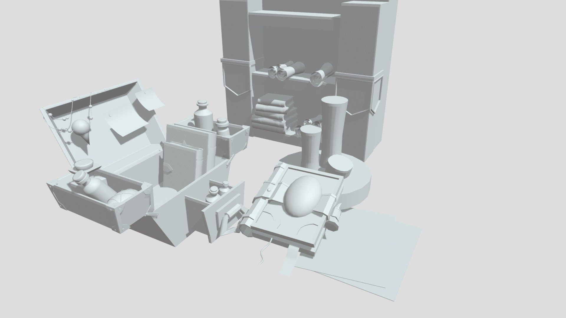 Witch_Box_3_2 - 3D model by MiaMHernandez [2aba796] - Sketchfab