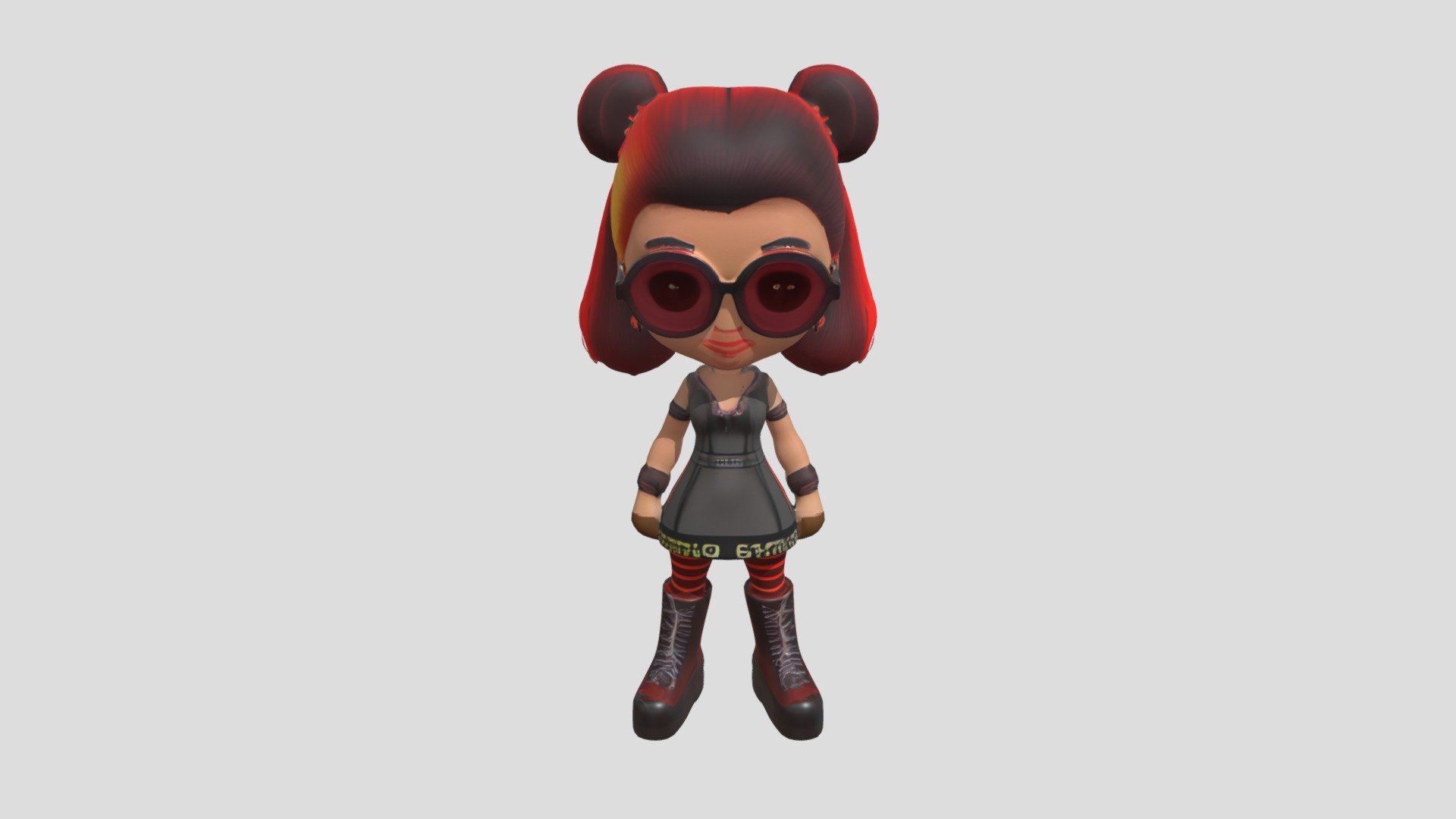 Stylized doll character - 3D model by anamika.animation [2abc366 ...