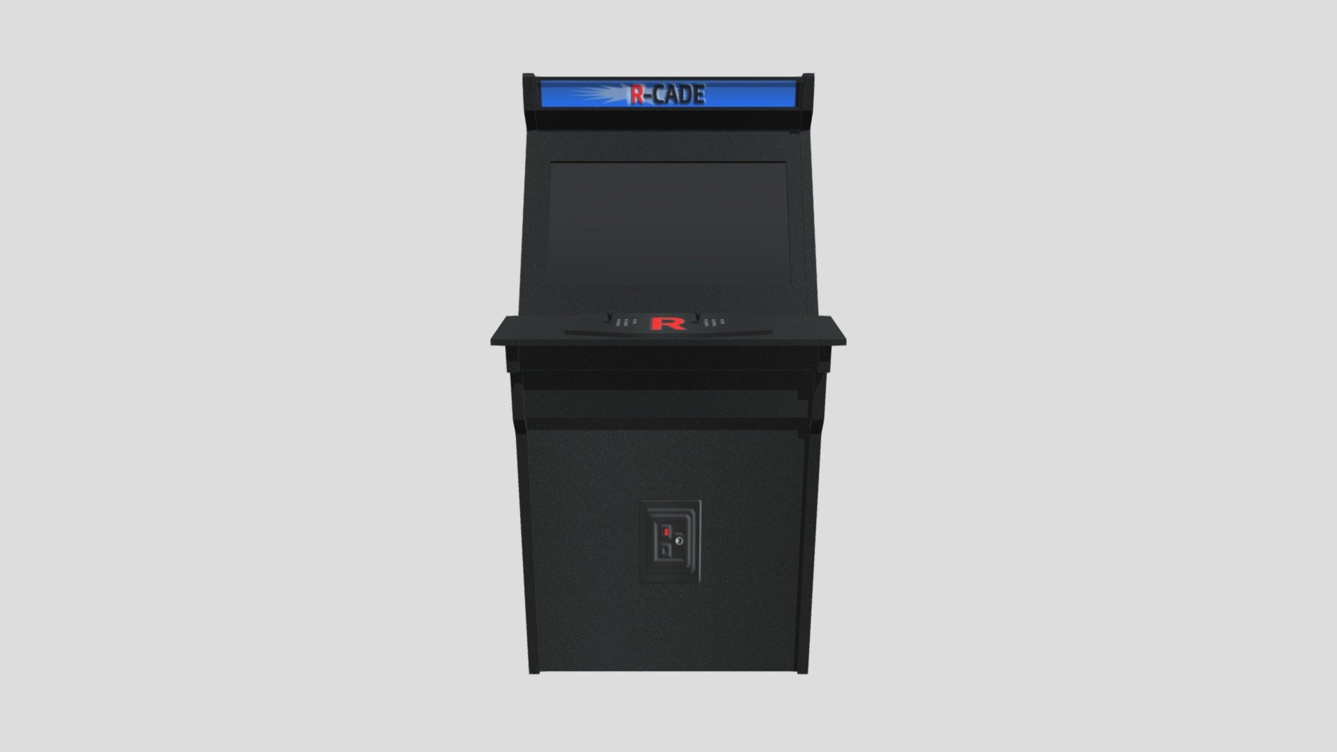 R-Cade Arcade Machine - 3D model by Forwardnow27 [2ac03d3] - Sketchfab