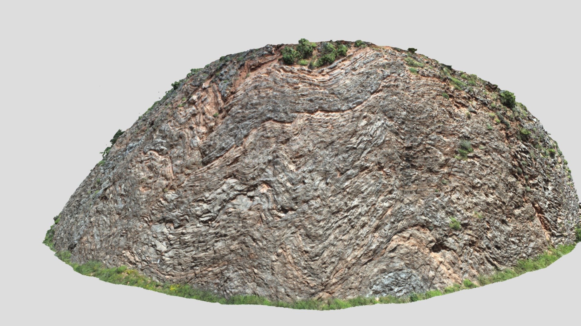 Scaglia Rossa folds and faults - Gegna - 3D model by alanpitts [2ac0400 ...