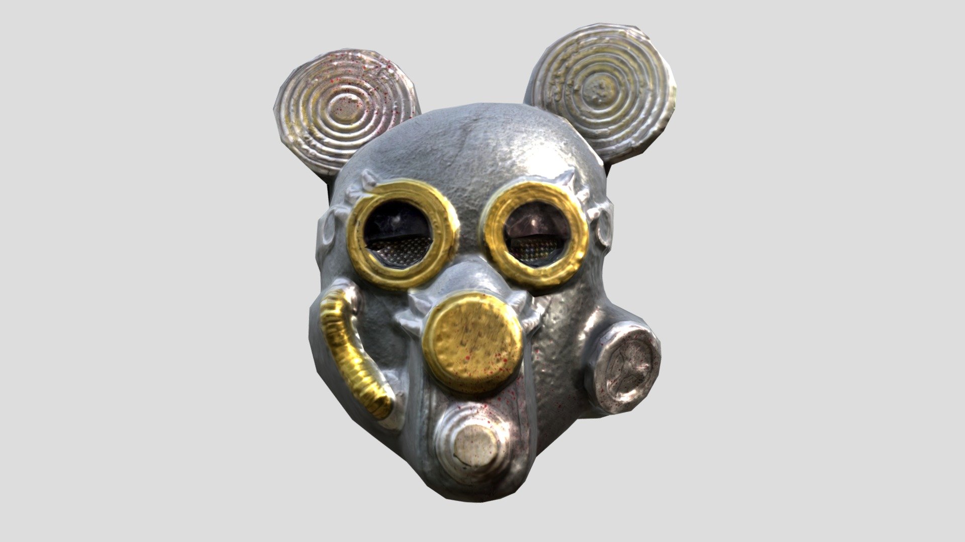 Mutated Mouse (Steampunk) Mask - Download Free 3D model by David ...